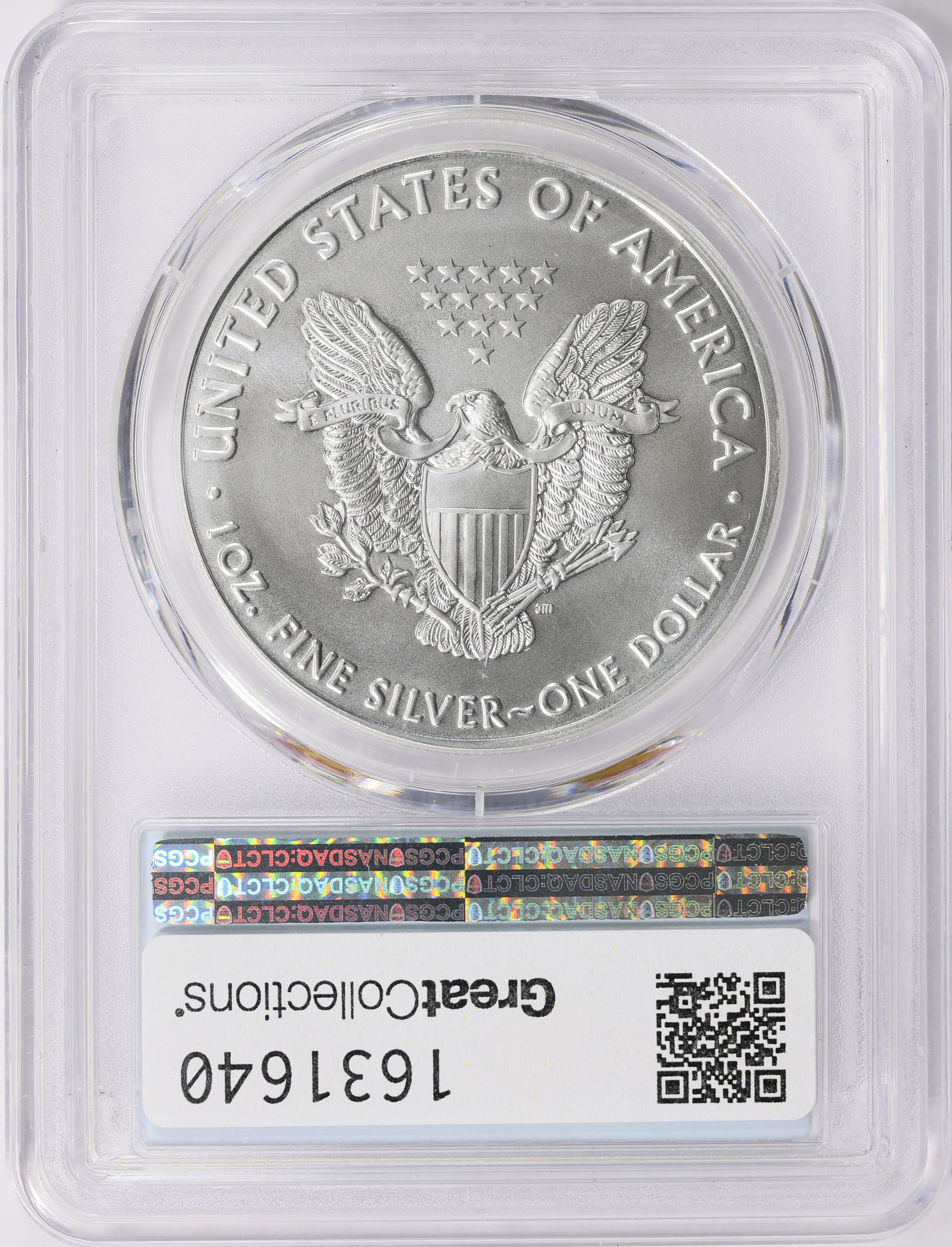 2021-(P) $1 Silver Eagle Type 1 Struck at Philadelphia Emergency Issue First Day of Issue PCGS ...