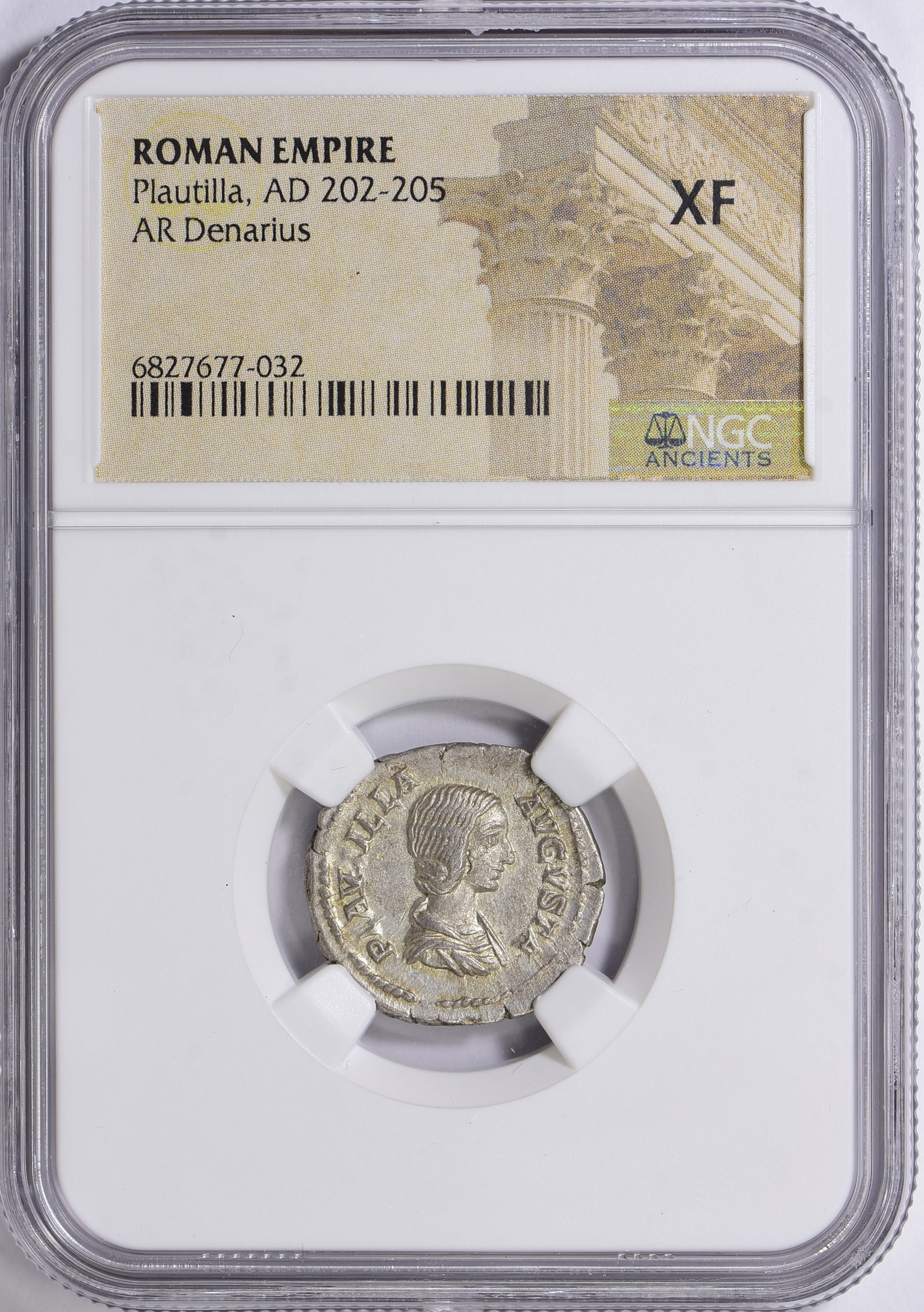 Ancient Roman Empire, Plautilla Augusta (A.D. 202-205) c.A.D. 202-203 ...