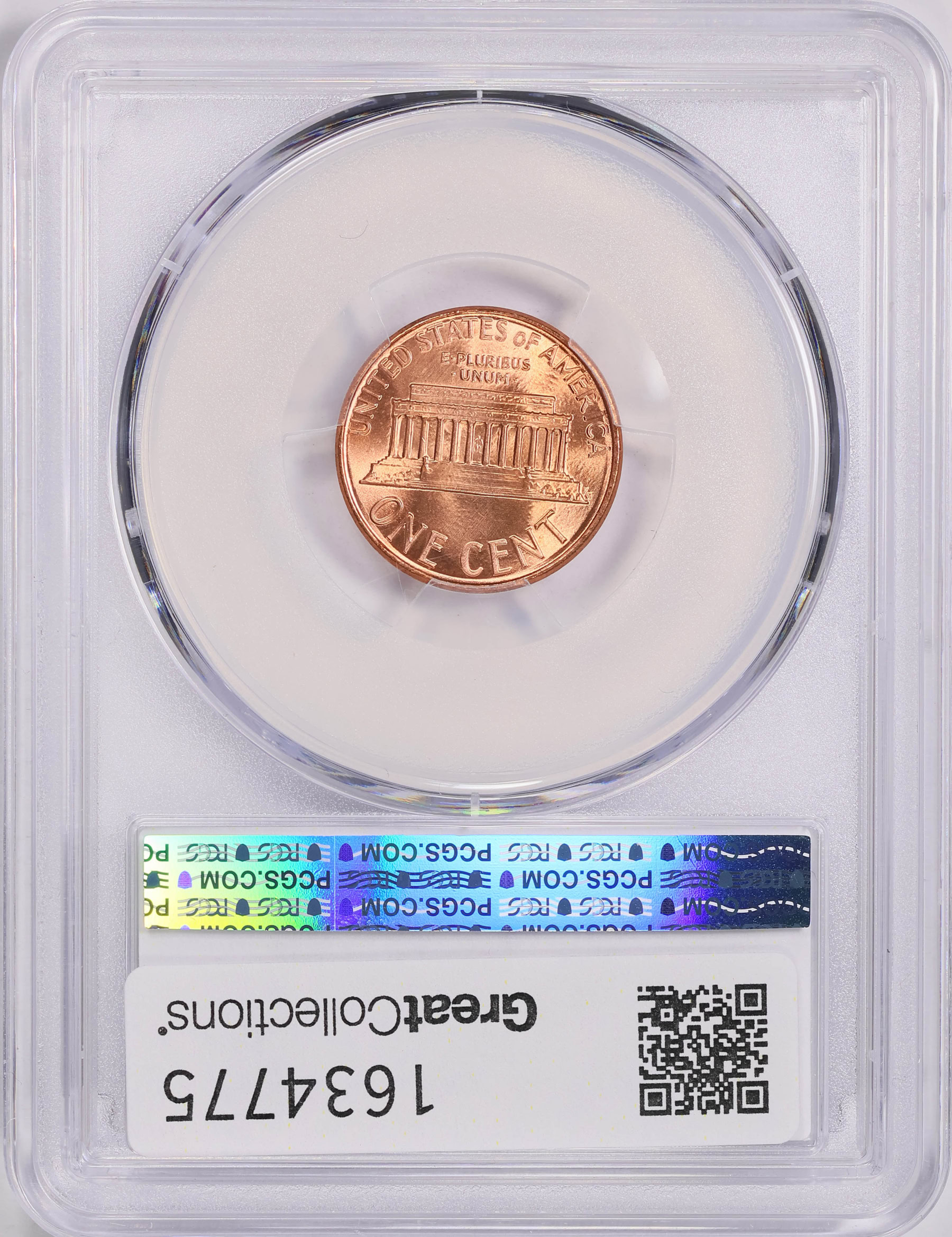 1988-D Lincoln Cent PCGS MS-67 RD (Item 1634775) | GreatCollections ...