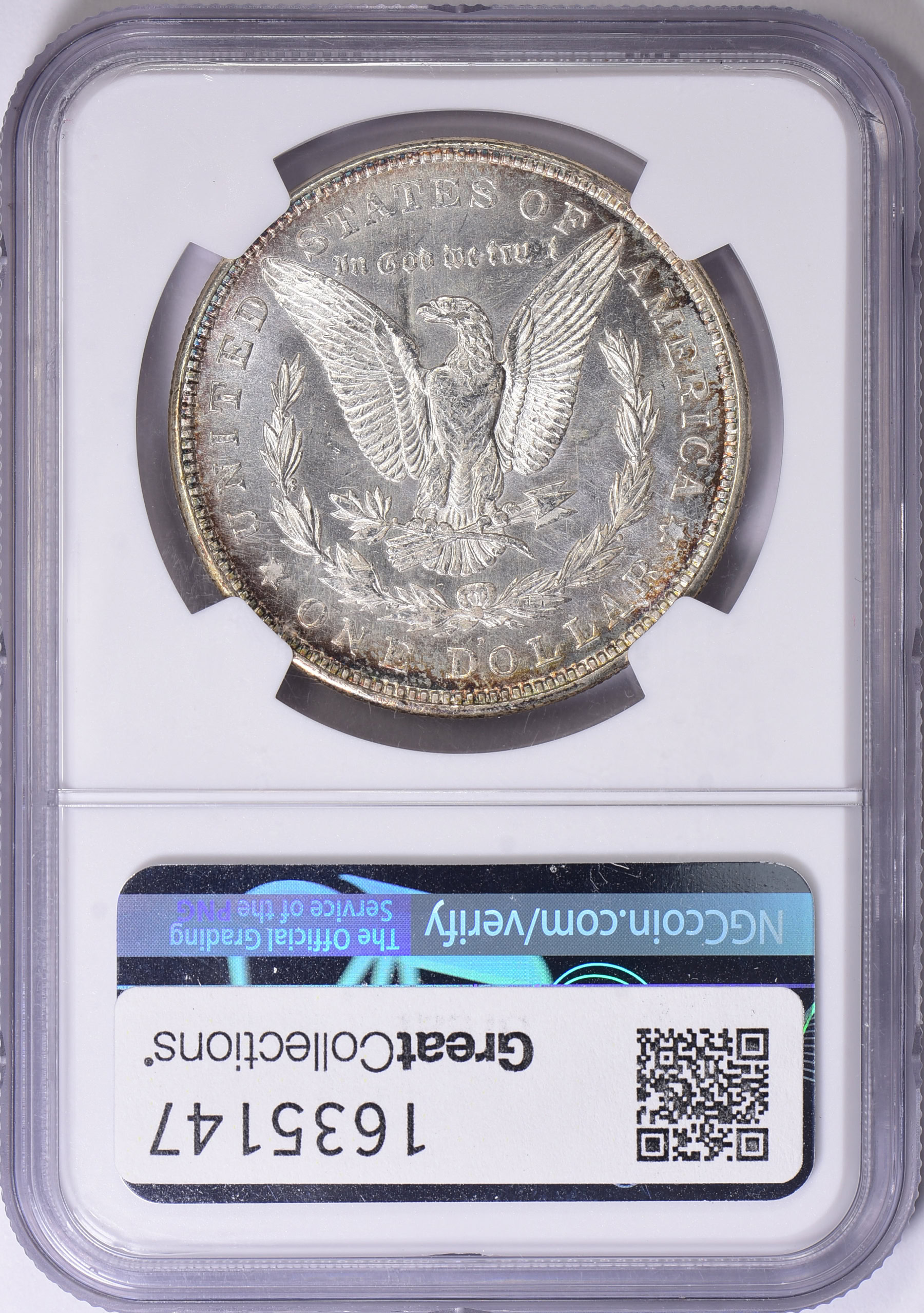 1921-D Morgan Silver Dollar VAM-1A2 "TRU-T" Top 100 NGC MS-64 PL (Toned) (Item 1635147 ...