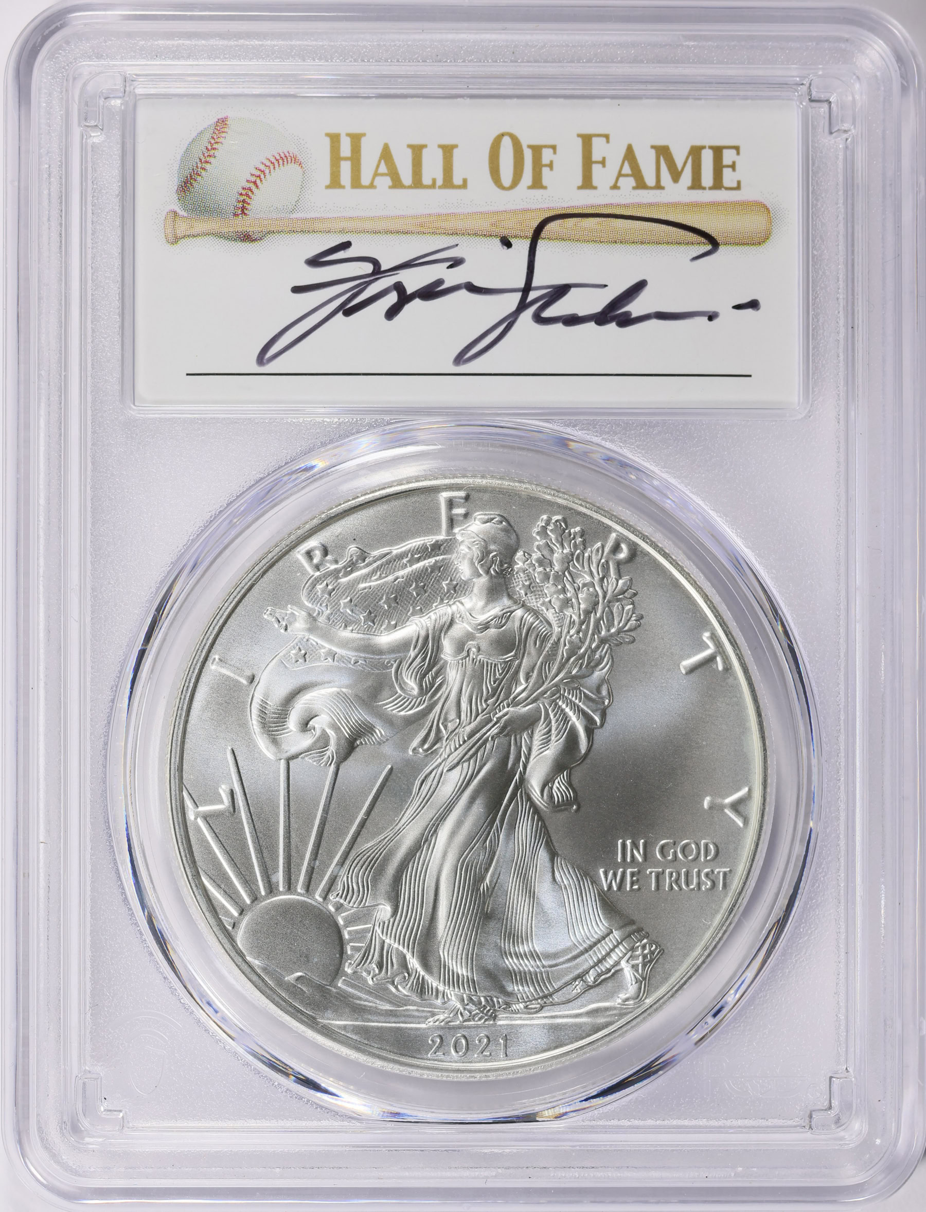 2021 $1 Silver Eagle Type 1 First Day of Issue PCGS MS-70 (Ferguson ...