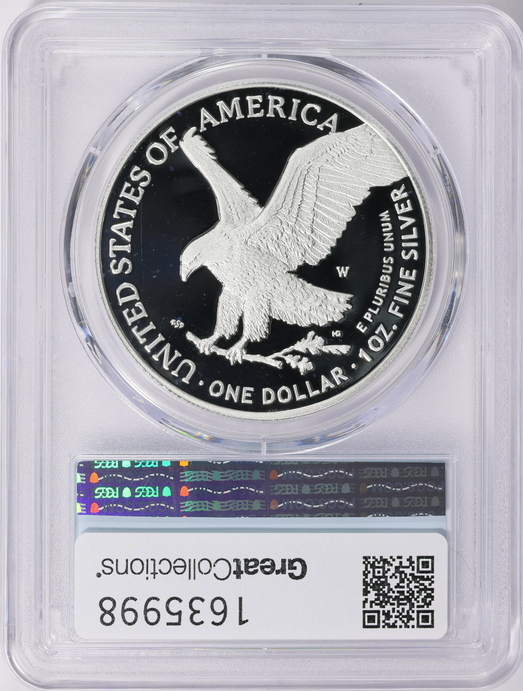 2023-W $1 Silver Eagle First Strike PCGS Proof-70 DCAM (Item 1635998 ...