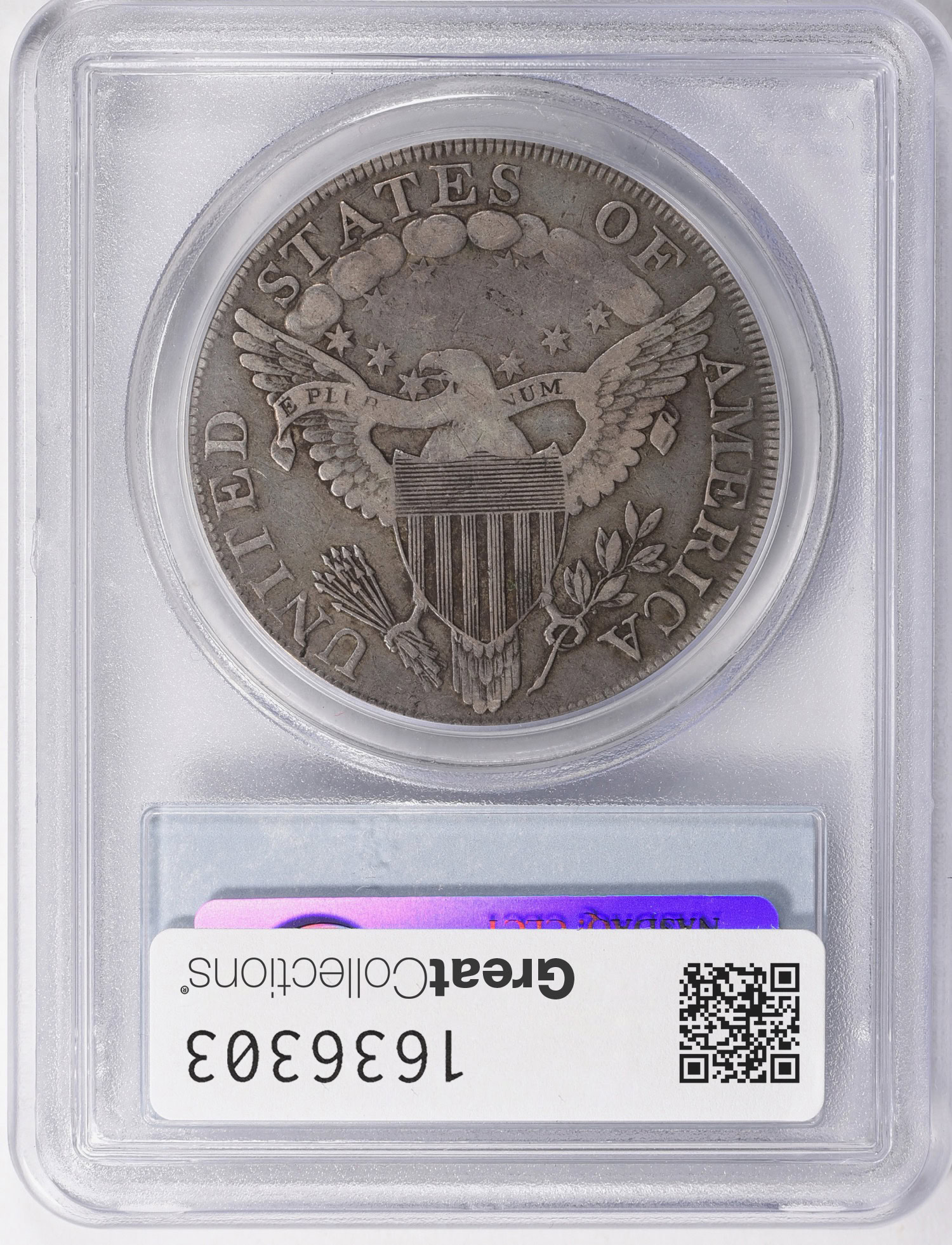 1798 Draped Bust Silver Dollar Large Eagle PCGS VF-20 (Item 1636303 ...