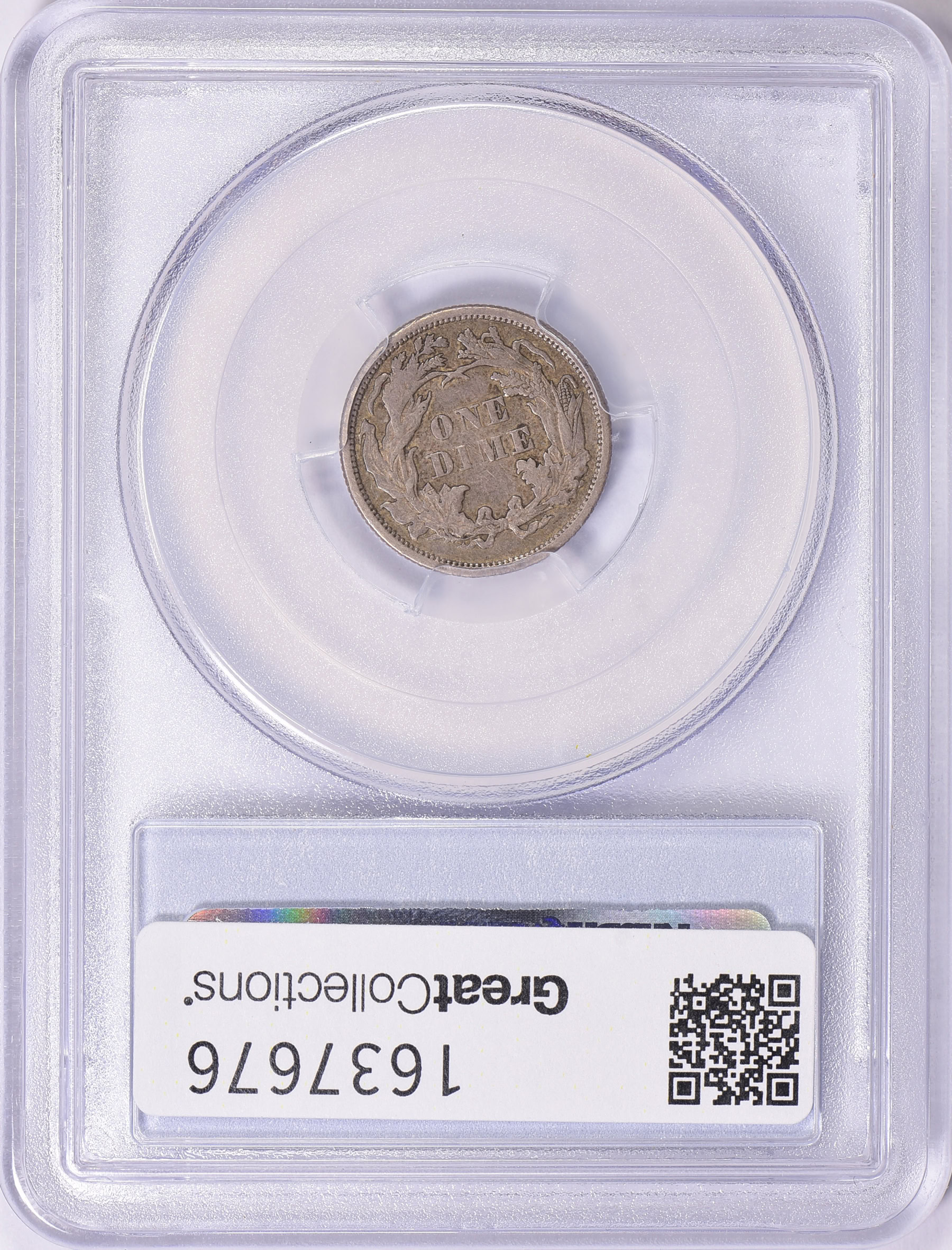 1873 Seated Liberty Dime Arrows Double Die Obverse FS-101 PCGS AU-50 (Item 1637676 ...