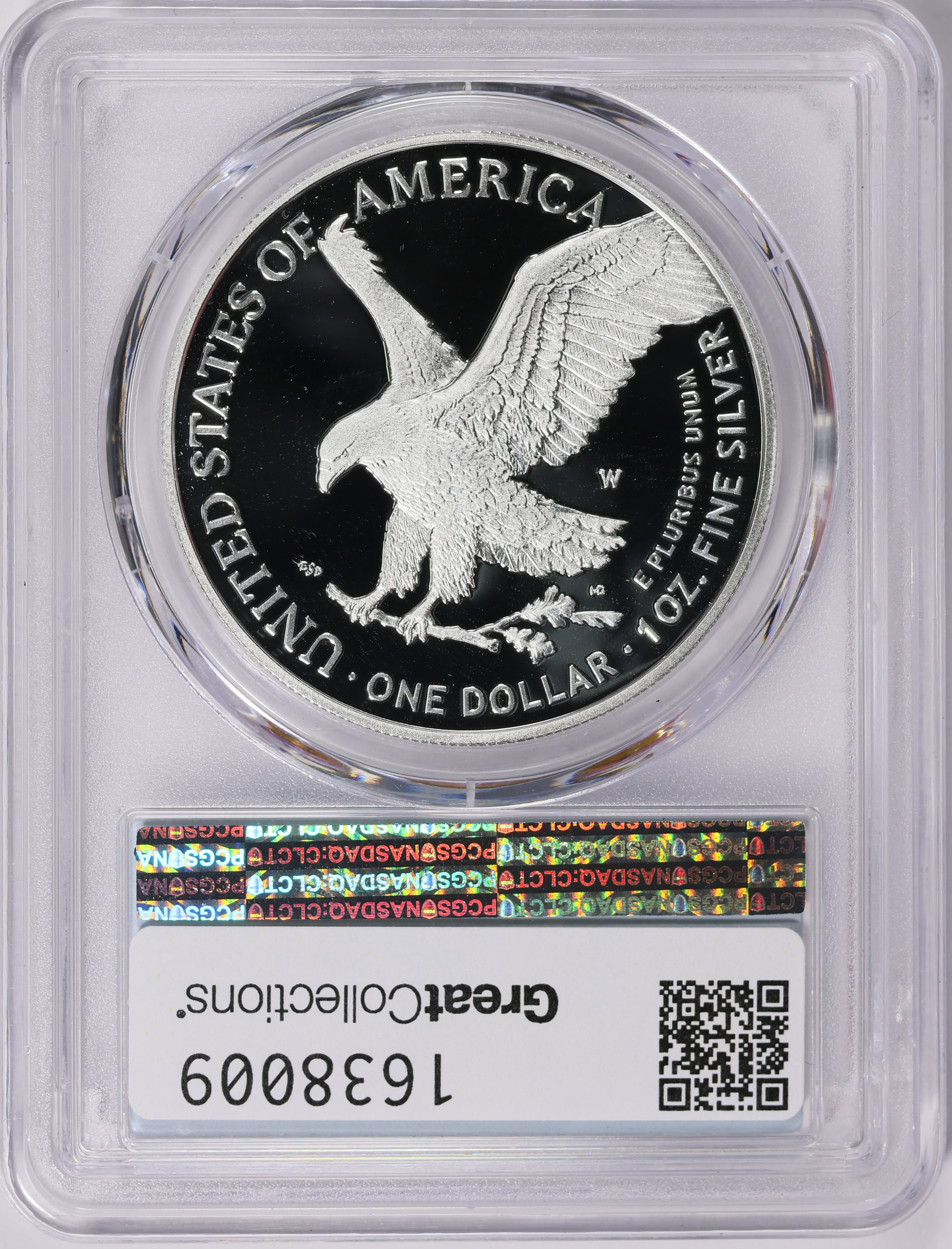 2021-W $1 Silver Eagle Type 2 First Day of Issue PCGS Proof-70 DCAM (Item 1638009 ...