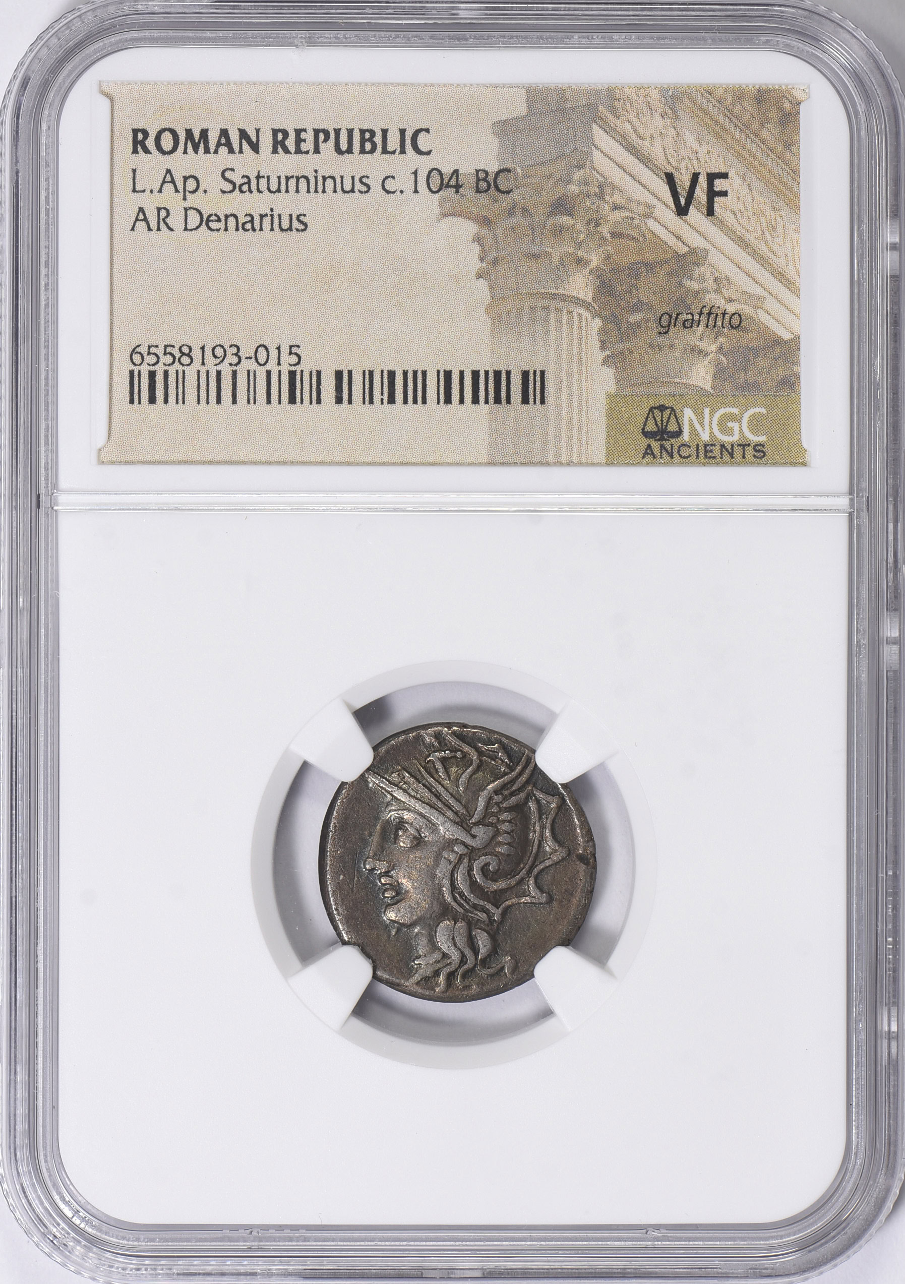 Ancient Roman Republic, Lucius Appuleius Saturninus Moneyer c.104 B.C ...