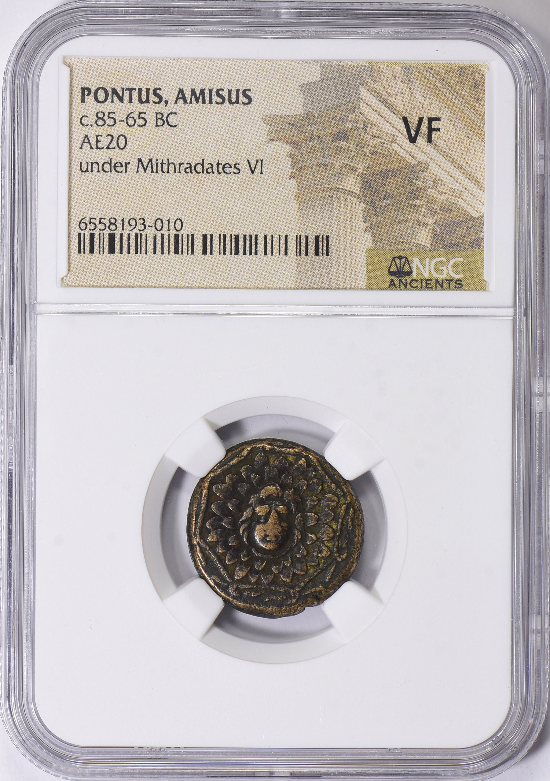 Ancient Pontus, Amisus c.85-65 B.C. AE20 NGC VF | NGC Cert #6558193-010 ...