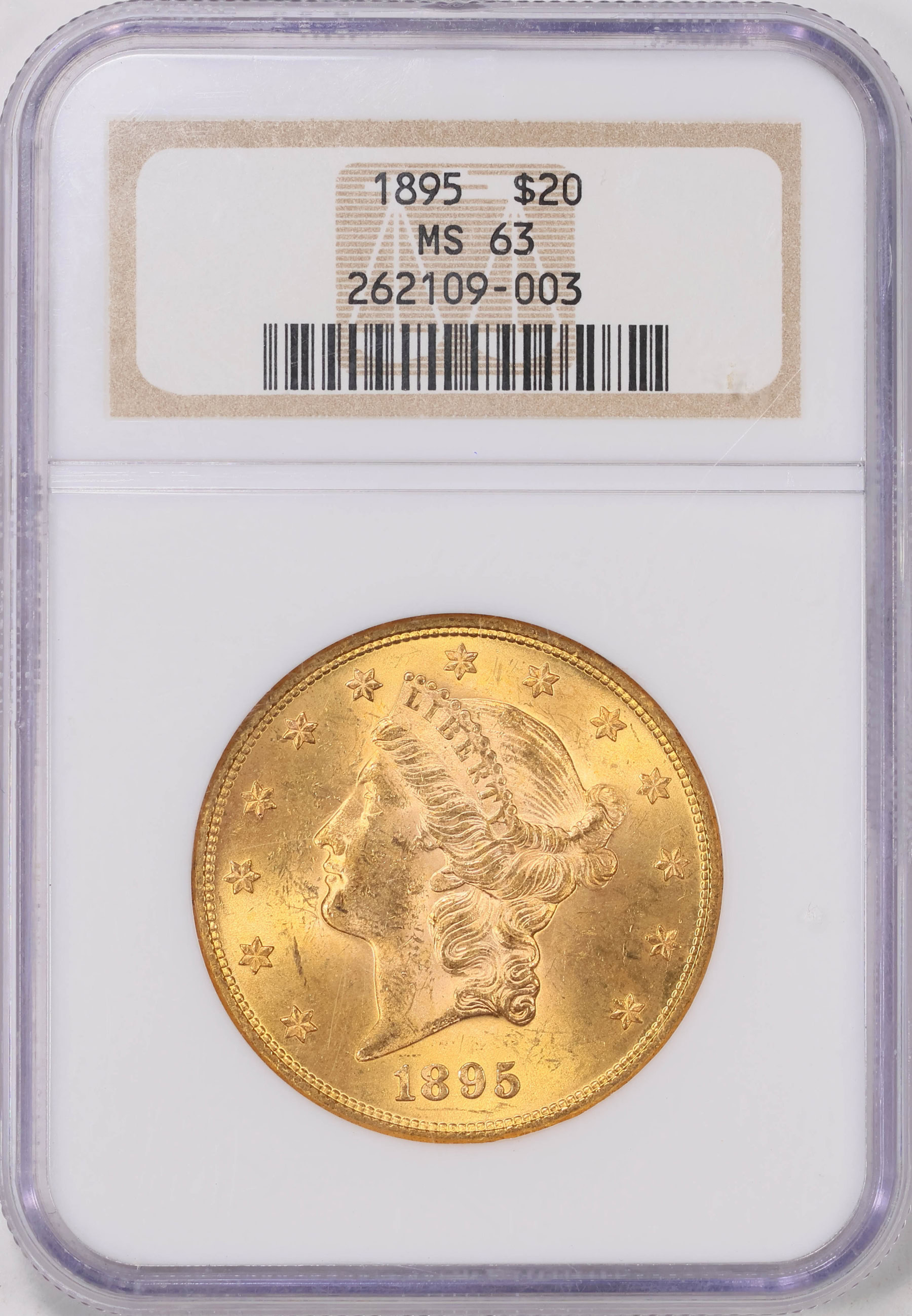 1895 Liberty Gold Double Eagle NGC MS-63 (Item 1638839) | GreatCollections Coin Auctions