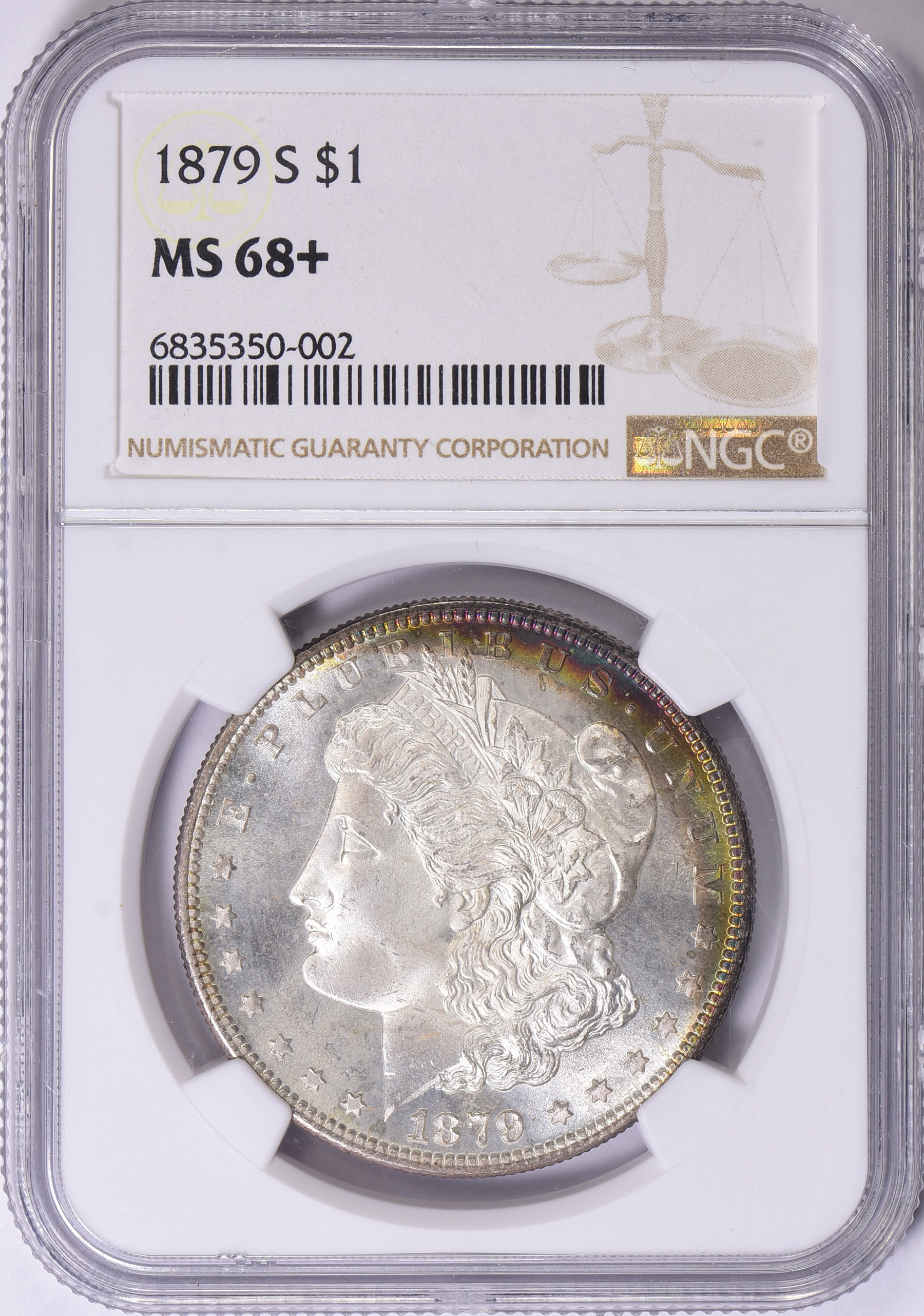 1879-S Morgan Silver Dollar NGC MS-68+ (Toned) (Item 1641174 ...