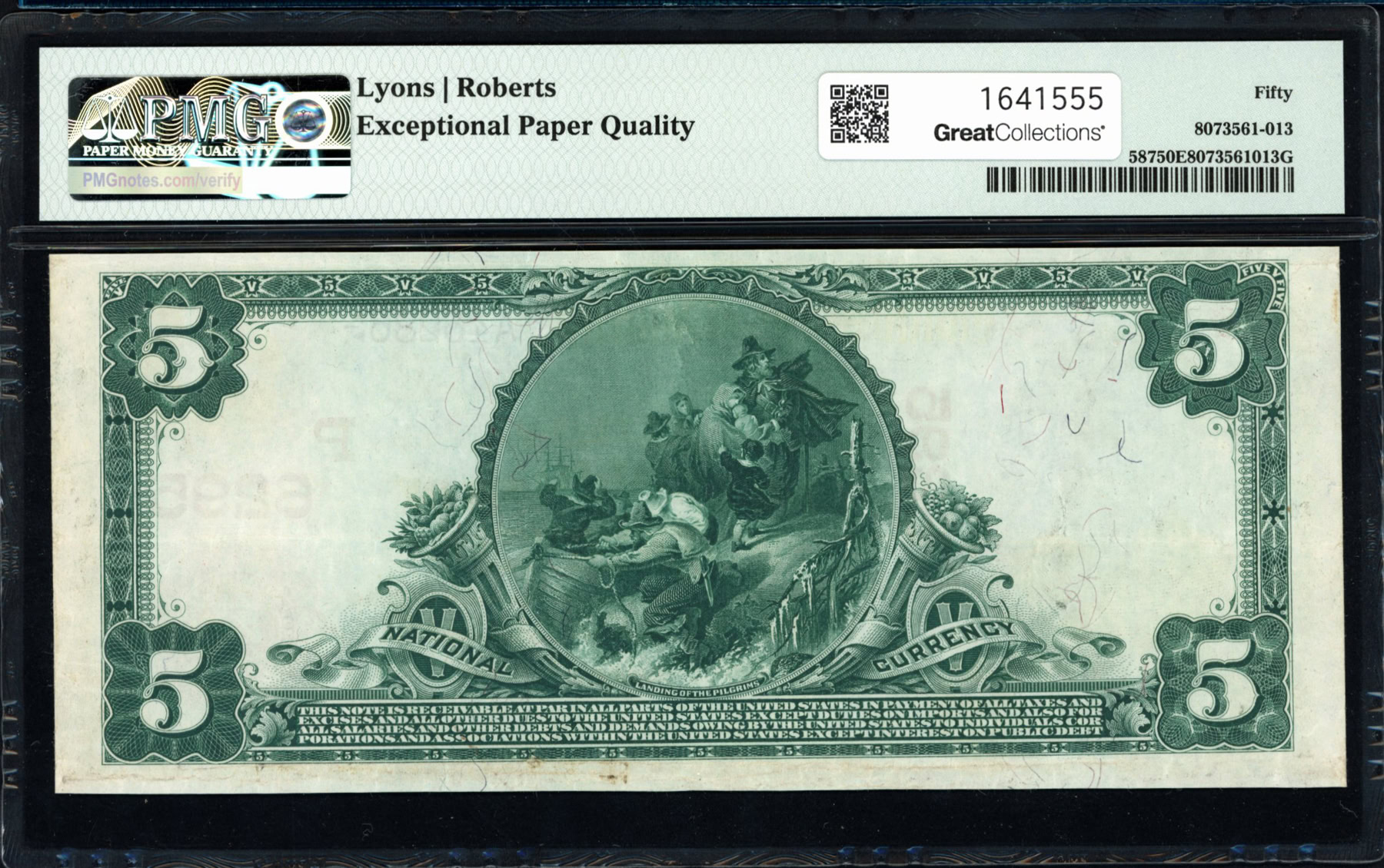 Fr. 587 Burns, Oregon 1902 The First National Bank $5 Red Seal Note ...