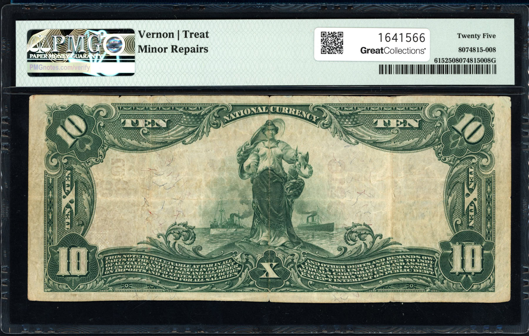 Fr. 615 Silverton, Texas 1902 The First National Bank $10 Red Seal Note ...