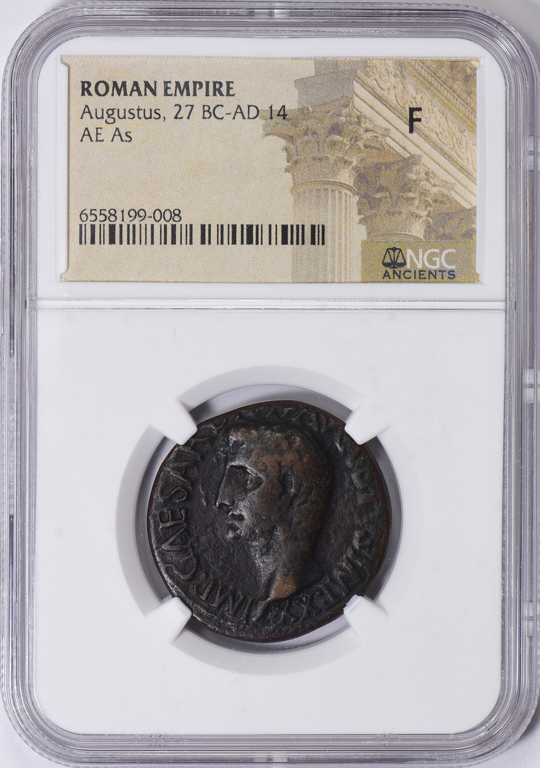 Ancient Roman Empire, Augustus (27 B.C. - A.D. 14) c.A.D. 11-12 AE As ...