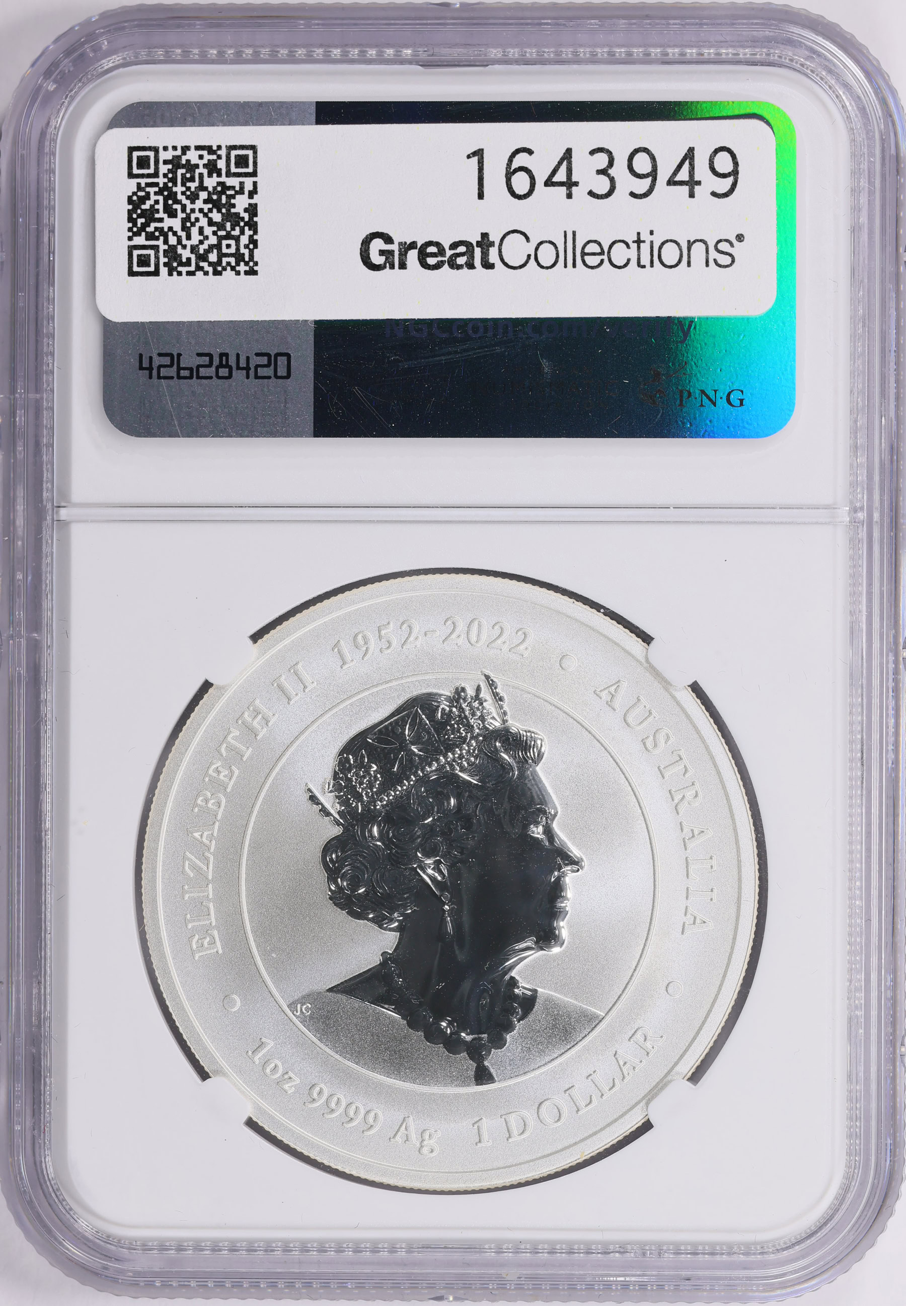 Australia 2024-P125 Colorized Silver Dollar Lunar Series, Year of the ...