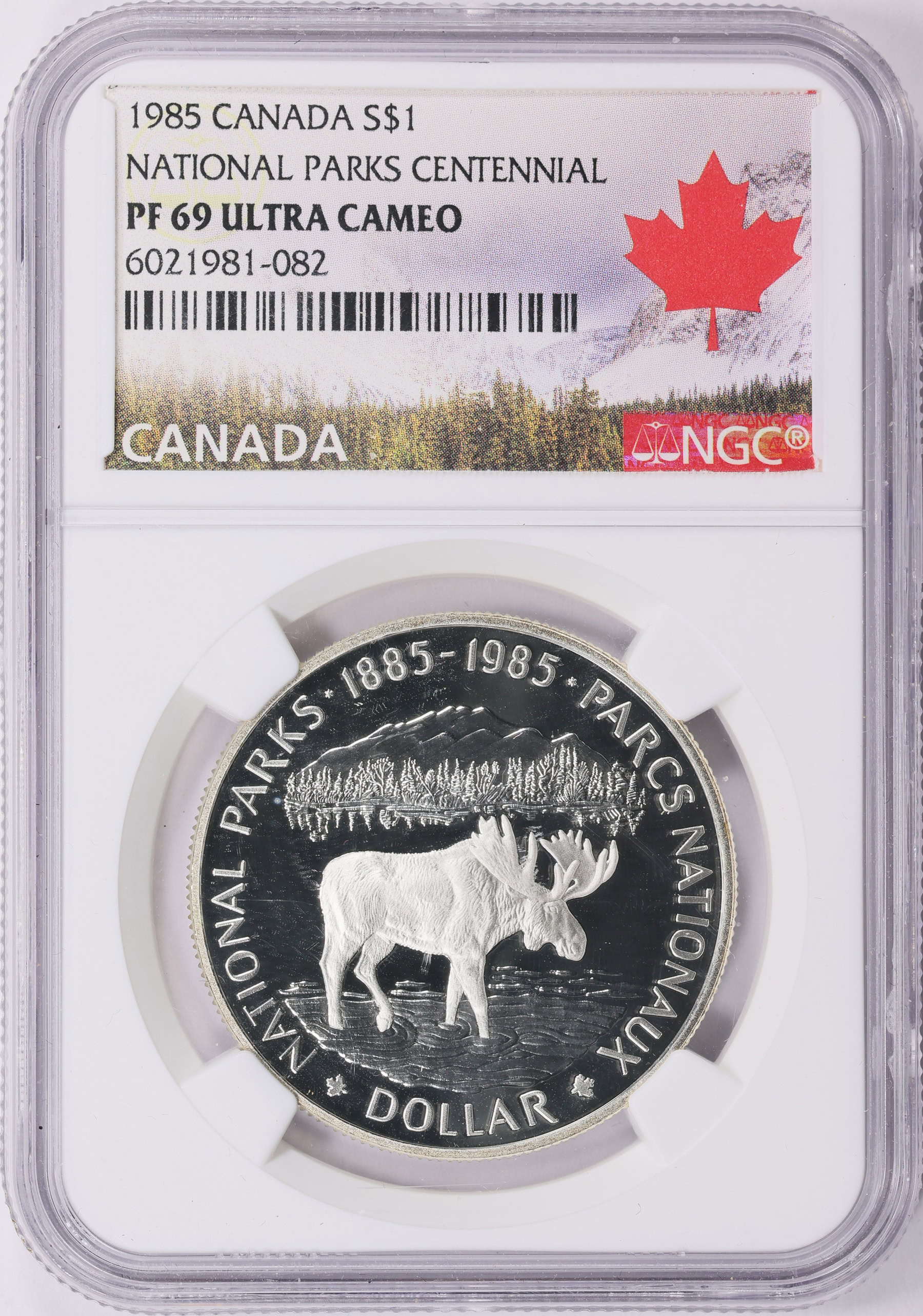 Canada 1985 Silver Dollar National Parks KM-143 NGC Proof-69 UC (Item ...