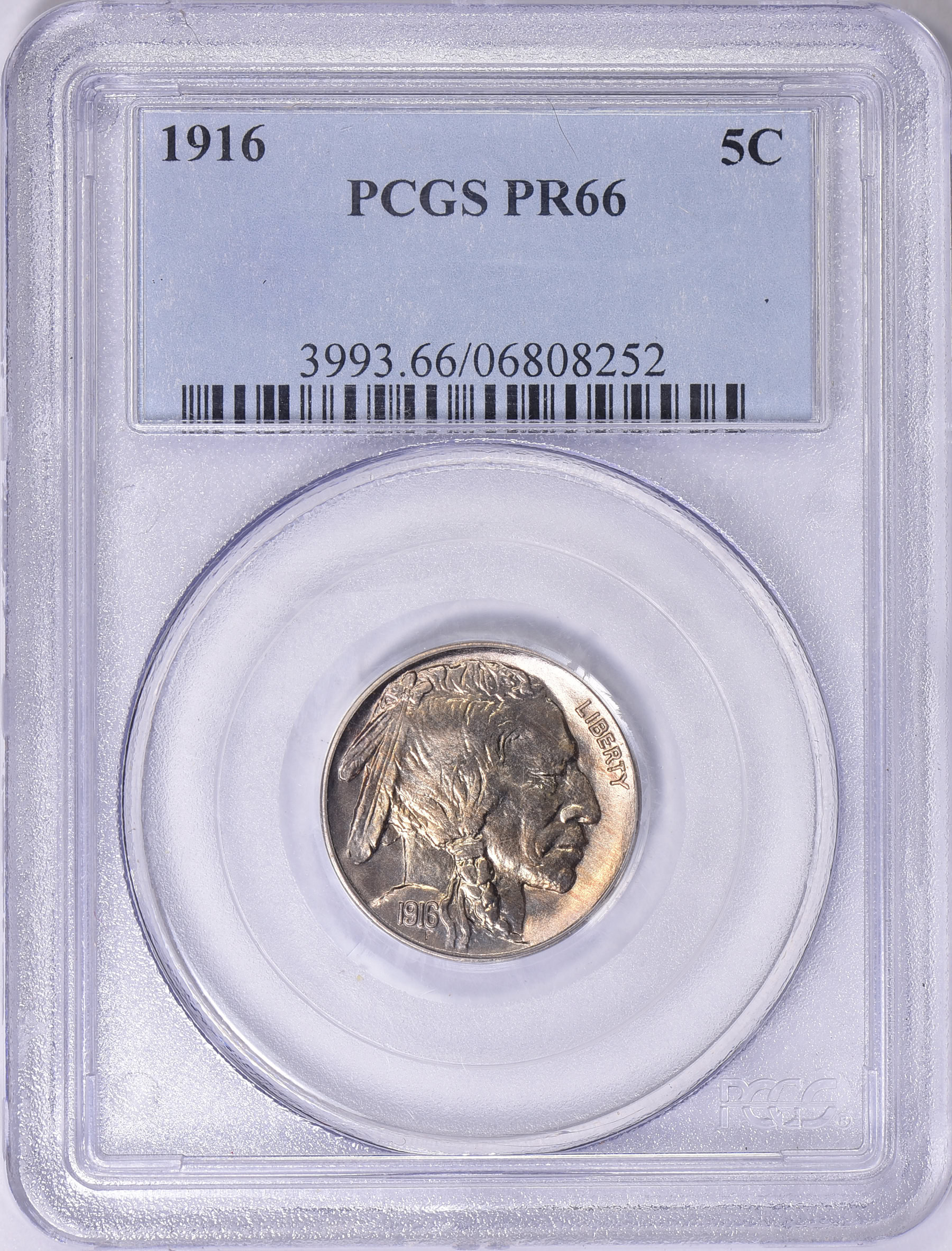 1916 Buffalo Nickel PCGS Proof-66 (Item 1644649) | GreatCollections ...