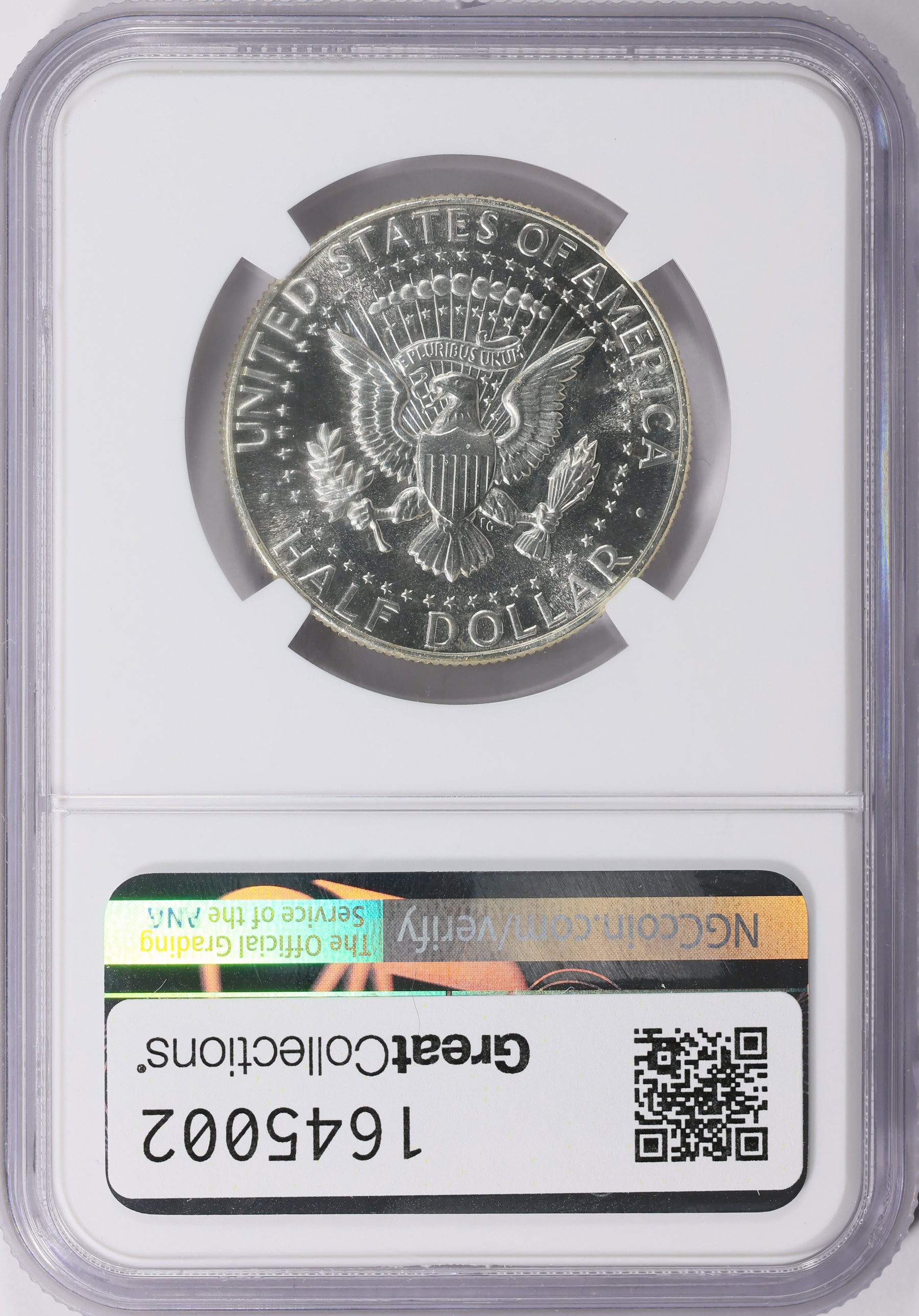 1965 Kennedy Half Dollar SMS DDO VP-001 NGC MS-65 ★ CAMEO (Item 1645002) | GreatCollections Coin ...