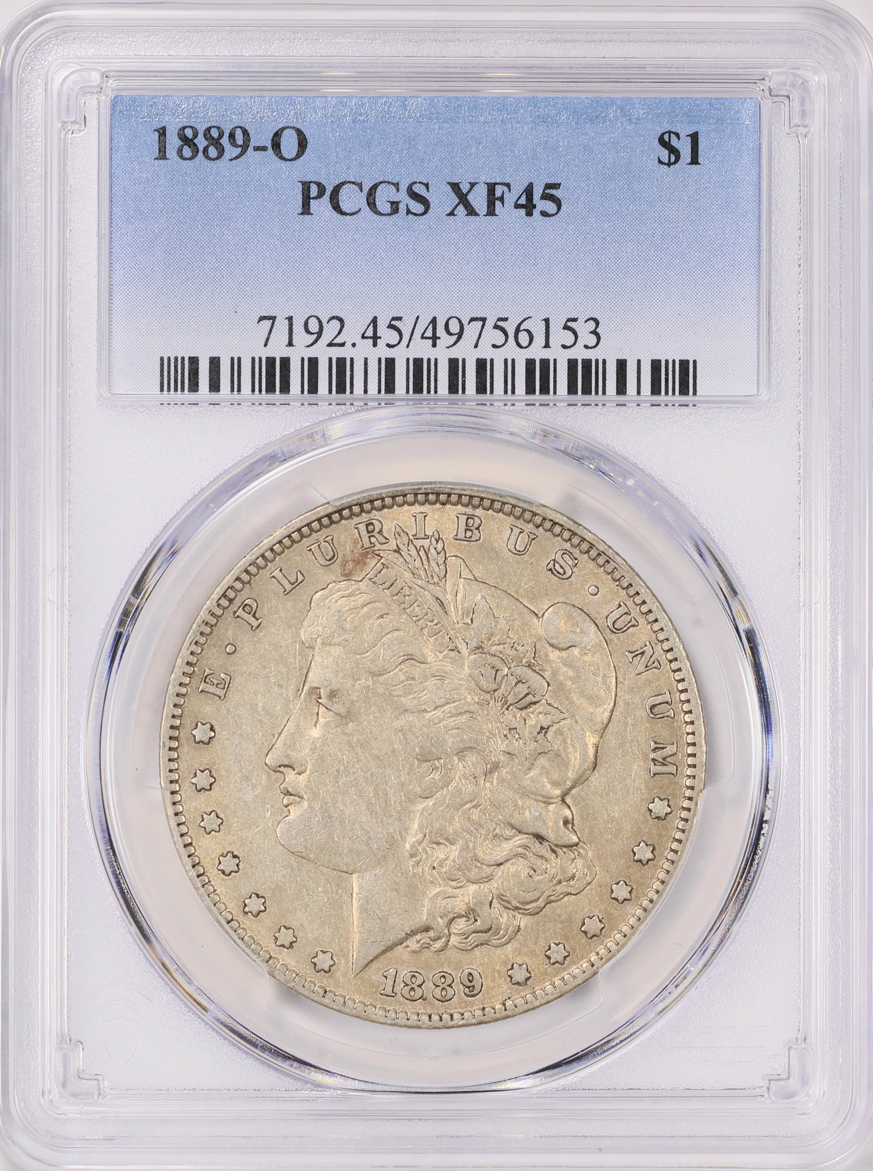 1889-O Morgan Silver Dollar PCGS XF-45 (Item 1645119) | GreatCollections Coin Auctions