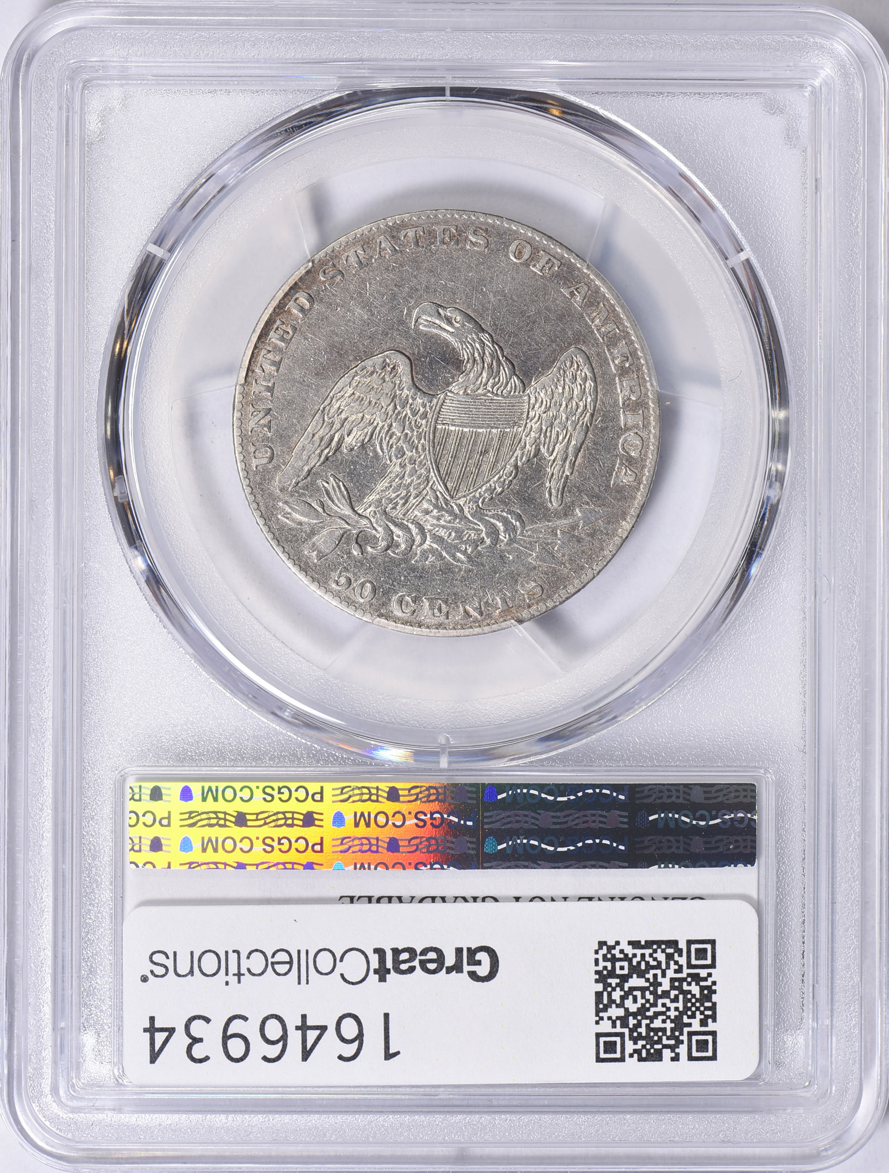 1837 Capped Bust Half Dollar Reeded Edge PCGS Genuine XF Details (Item 1646934 ...