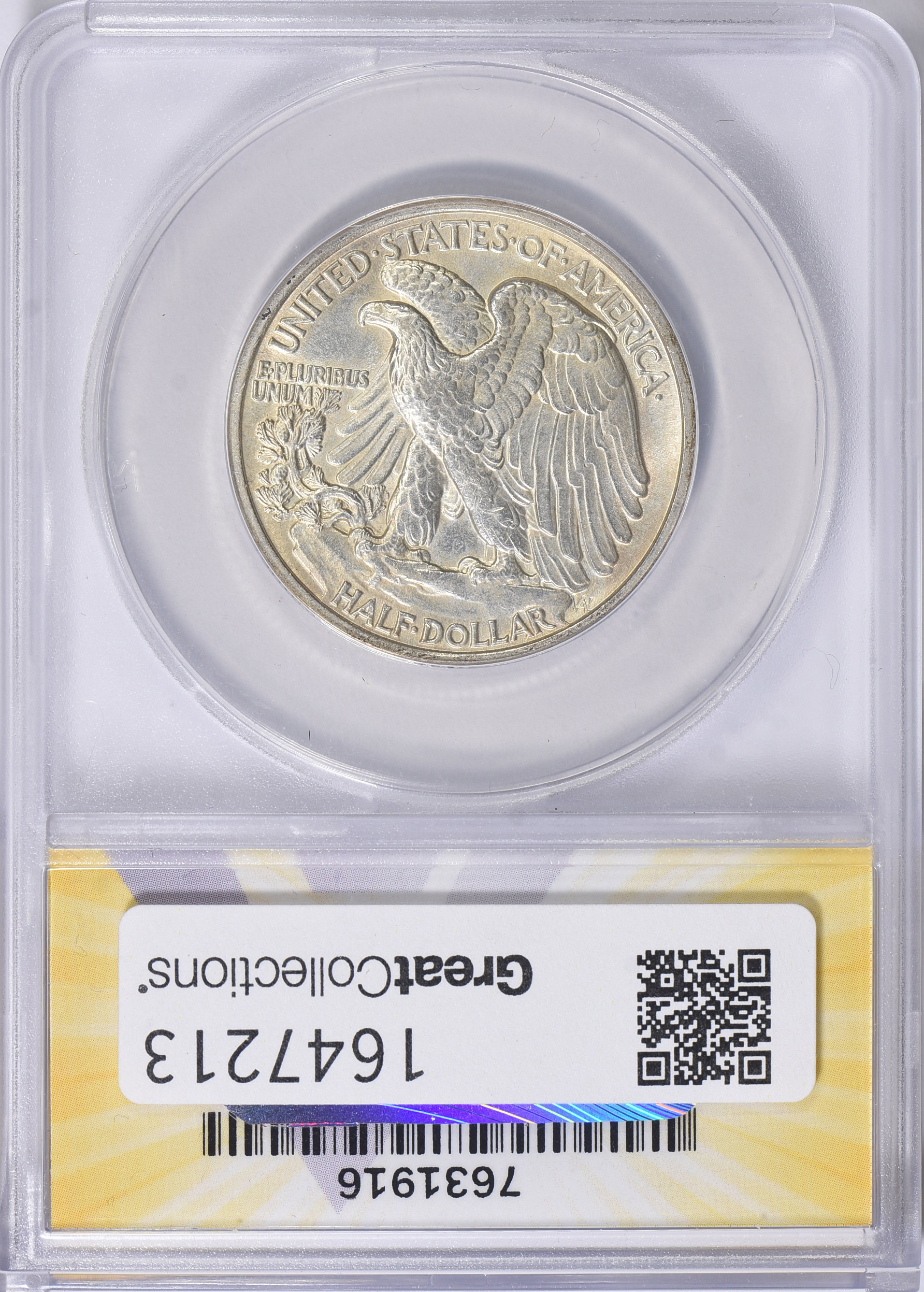 1942 Walking Liberty Half Dollar Double Die Obverse FS-101 ANACS AU-58 (Item 1647213 ...