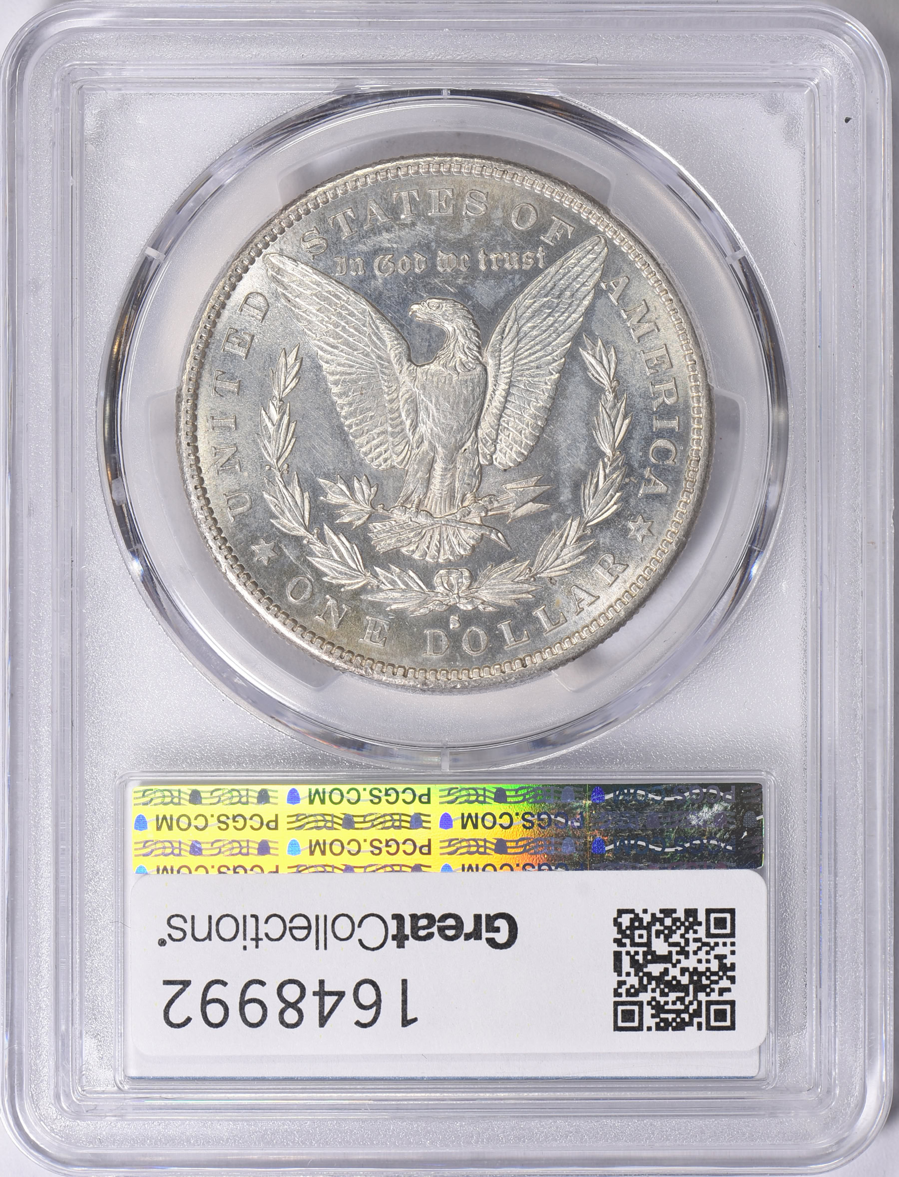 1884-S Morgan Silver Dollar PCGS AU-58 (Item 1648992) | GreatCollections Coin Auctions