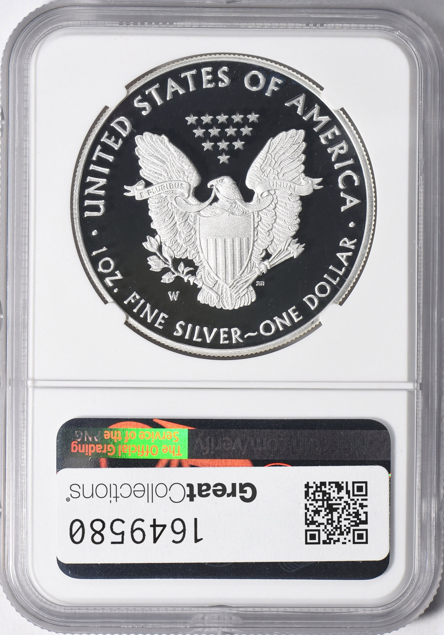 2020-W $1 Silver Eagle V75 Privy Early Releases NGC Proof-70 UC (Item 1649580 ...