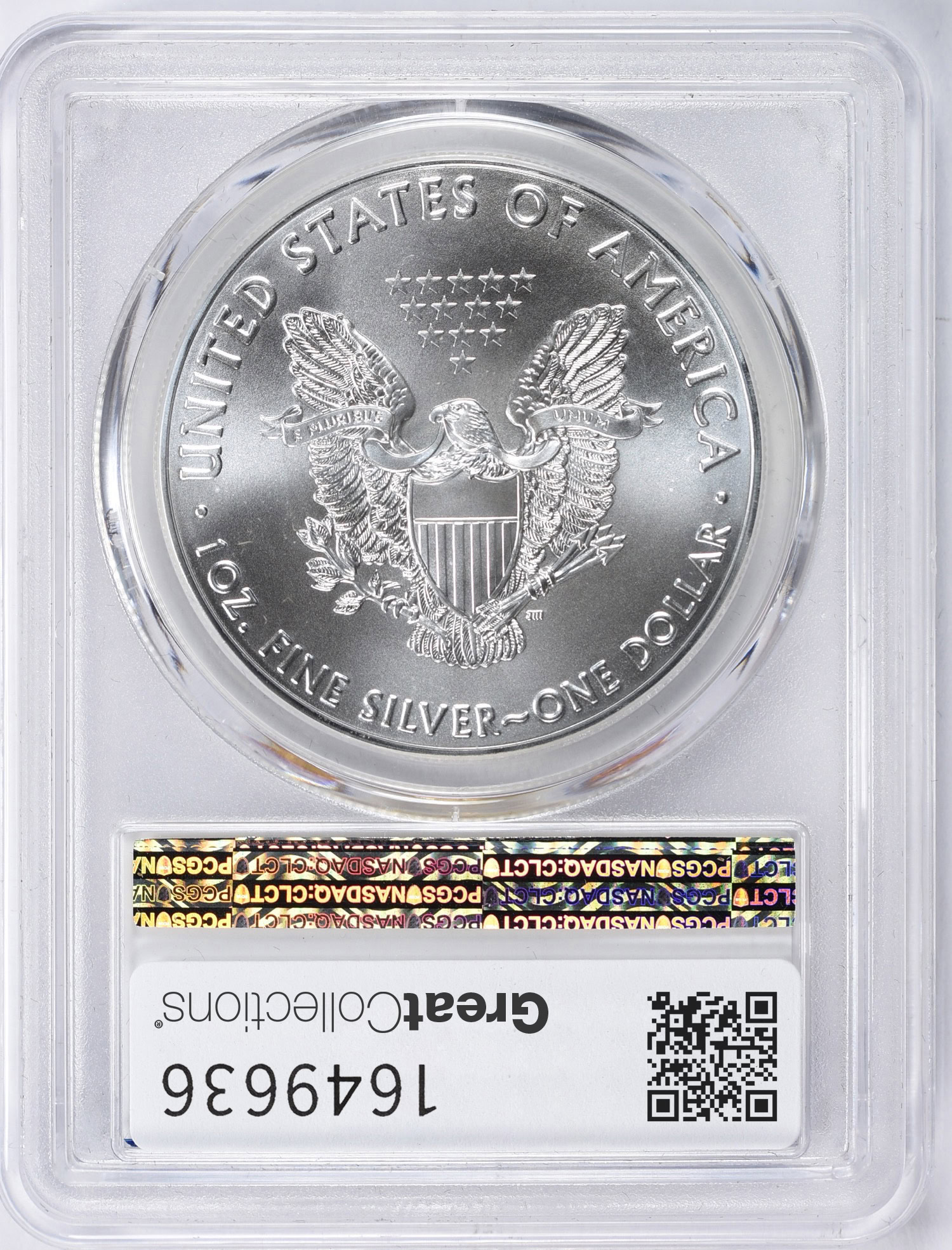 2016 $1 Silver Eagle 30th Anniversary PCGS MS-70 (Struck at West Point Label) (Item 1649636 ...