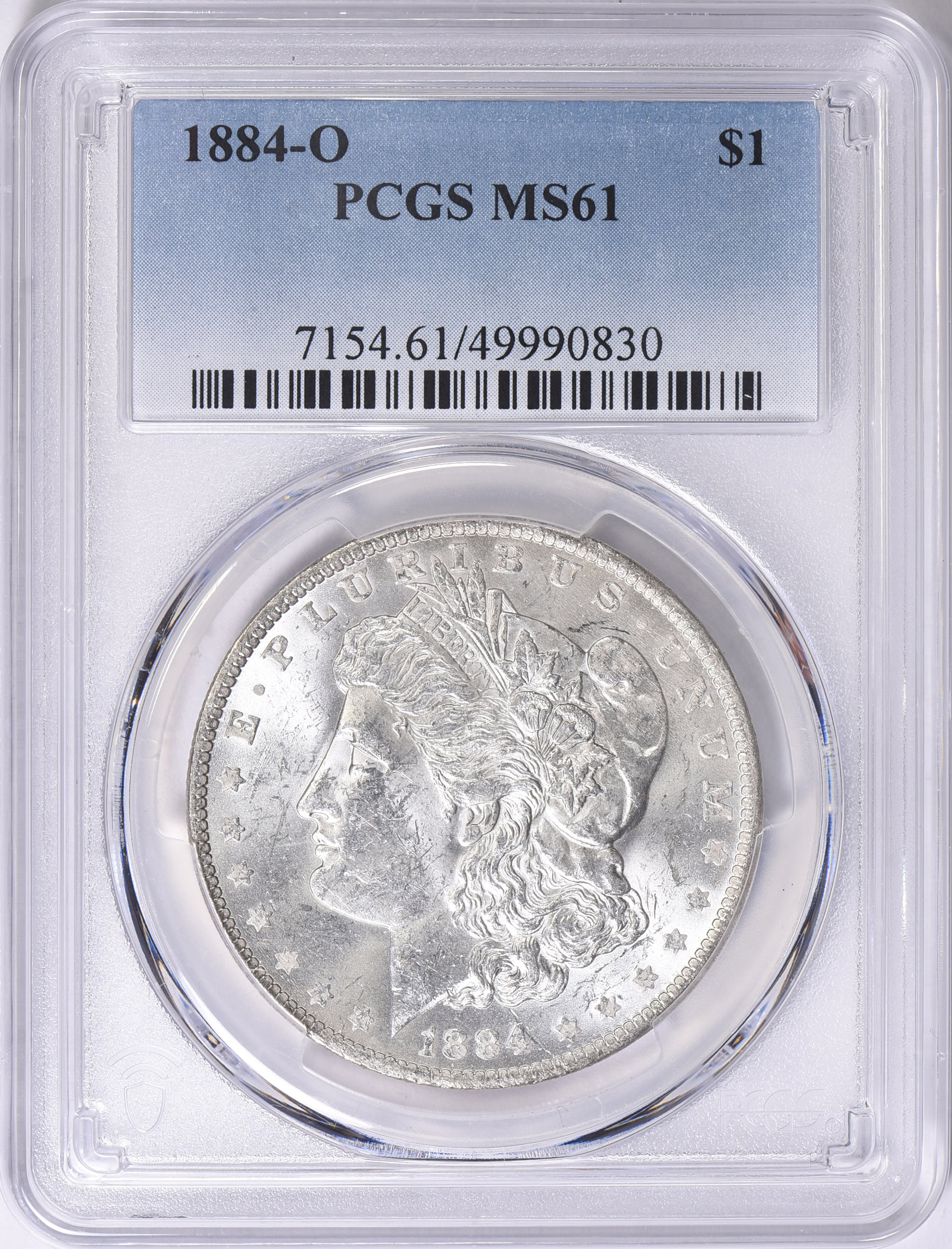 1884-O Morgan Silver Dollar PCGS MS-61 (Item 1650072) | GreatCollections Coin Auctions