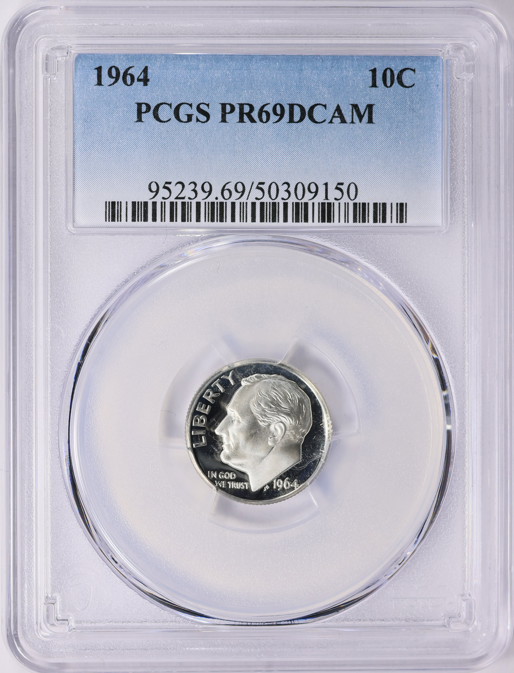 1964 Roosevelt Dime PCGS Proof-69 DCAM (Item 1650219 ...