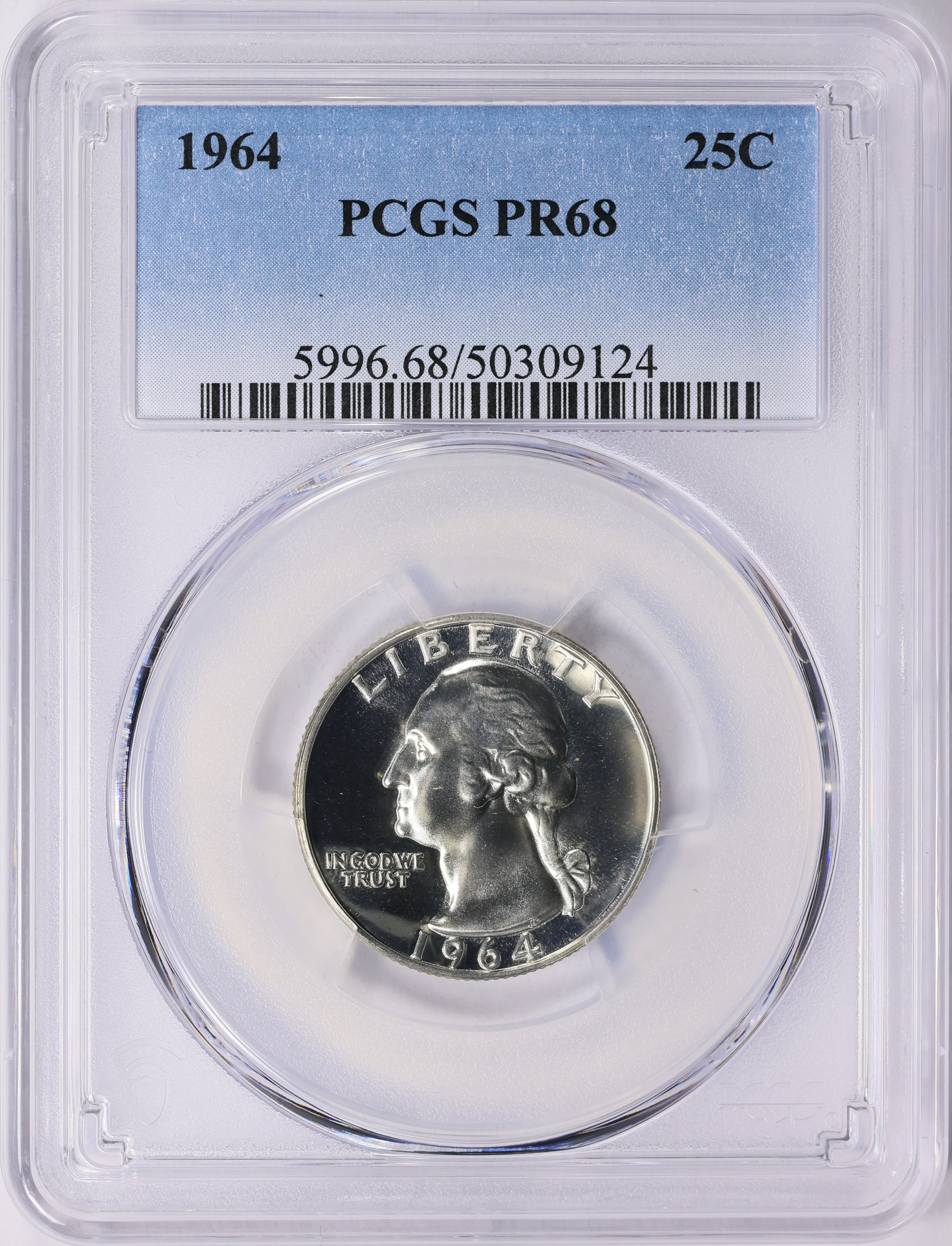 1964 Washington Quarter PCGS Proof-68 (Item 1650233) | GreatCollections Coin Auctions