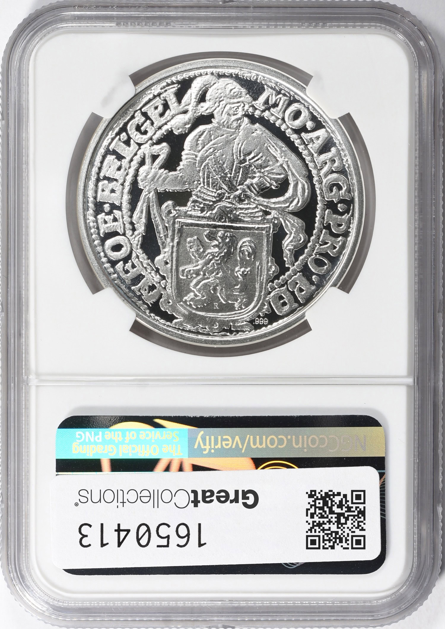 Netherlands 2019 Silver 1 oz. Royal Dutch Mint Lion Dollar Restrike NGC ...