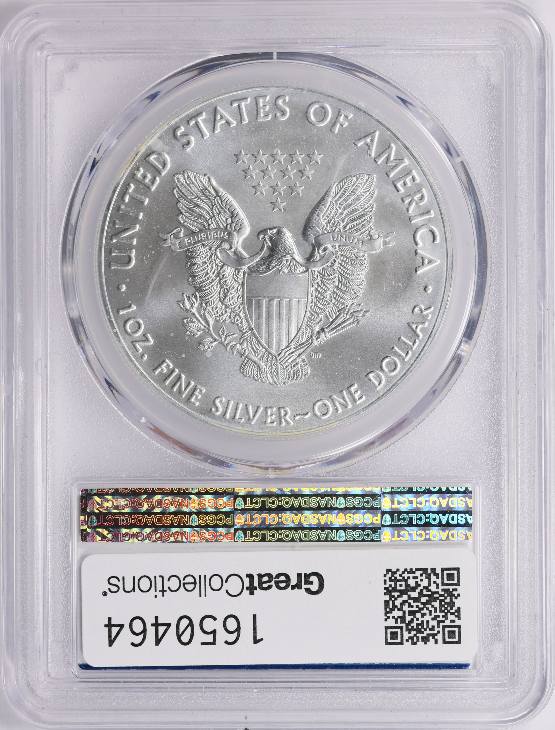 2016 $1 Silver Eagle First Strike - 30th Anniversary PCGS MS-70 (Struck at West Point Label ...