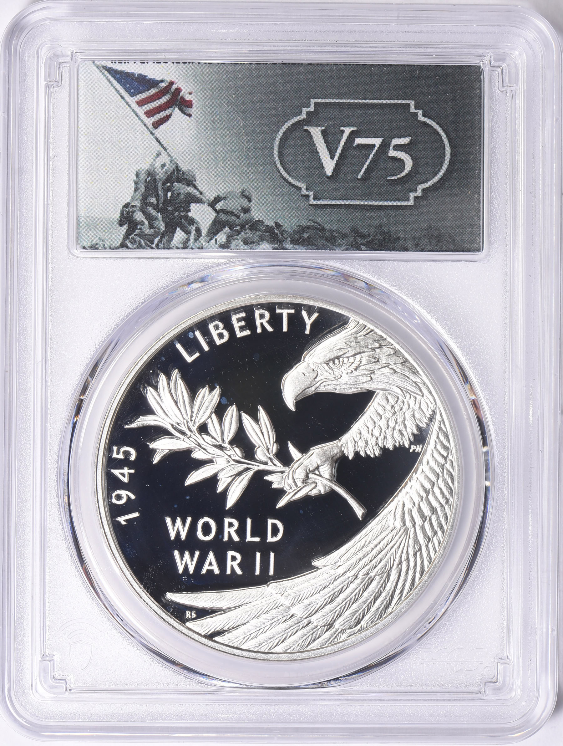 (2020) End of World War II 75th Anniversary Silver Medal PCGS Proof-68 ...