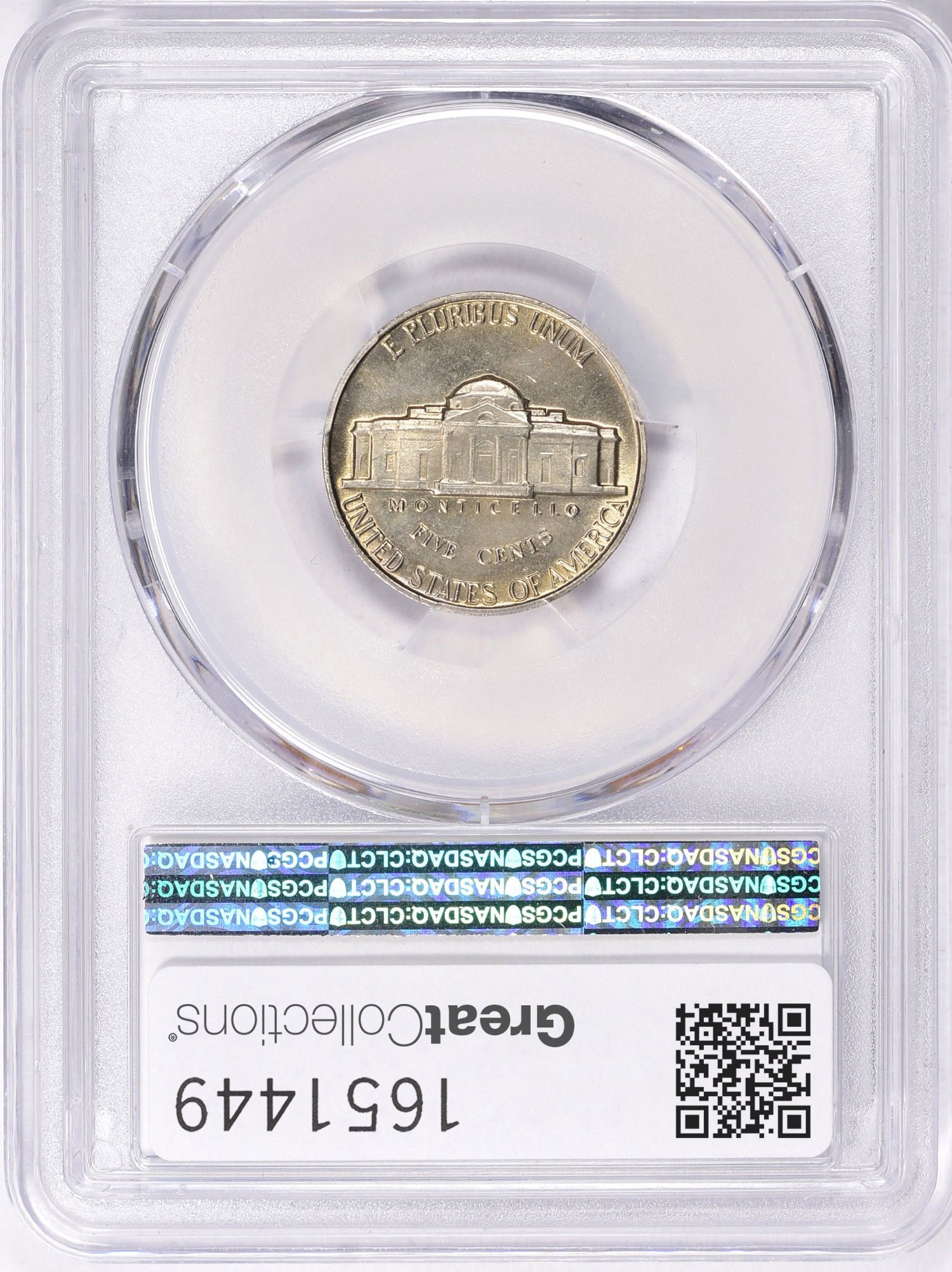 1963 Jefferson Nickel PCGS MS-66 FS (Item 1651449) | GreatCollections ...