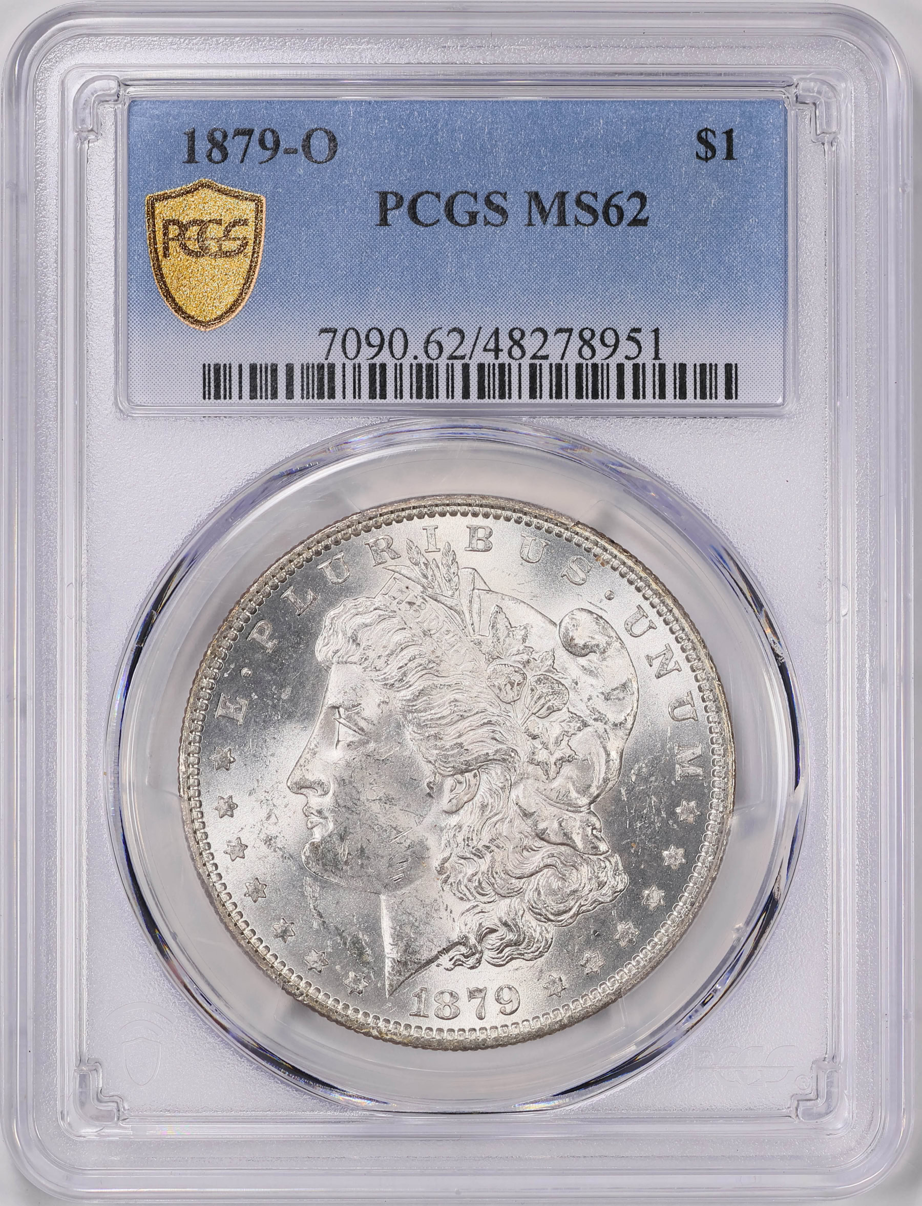 1879-O Morgan Silver Dollar PCGS MS-62 (Item 1651463) | GreatCollections Coin Auctions