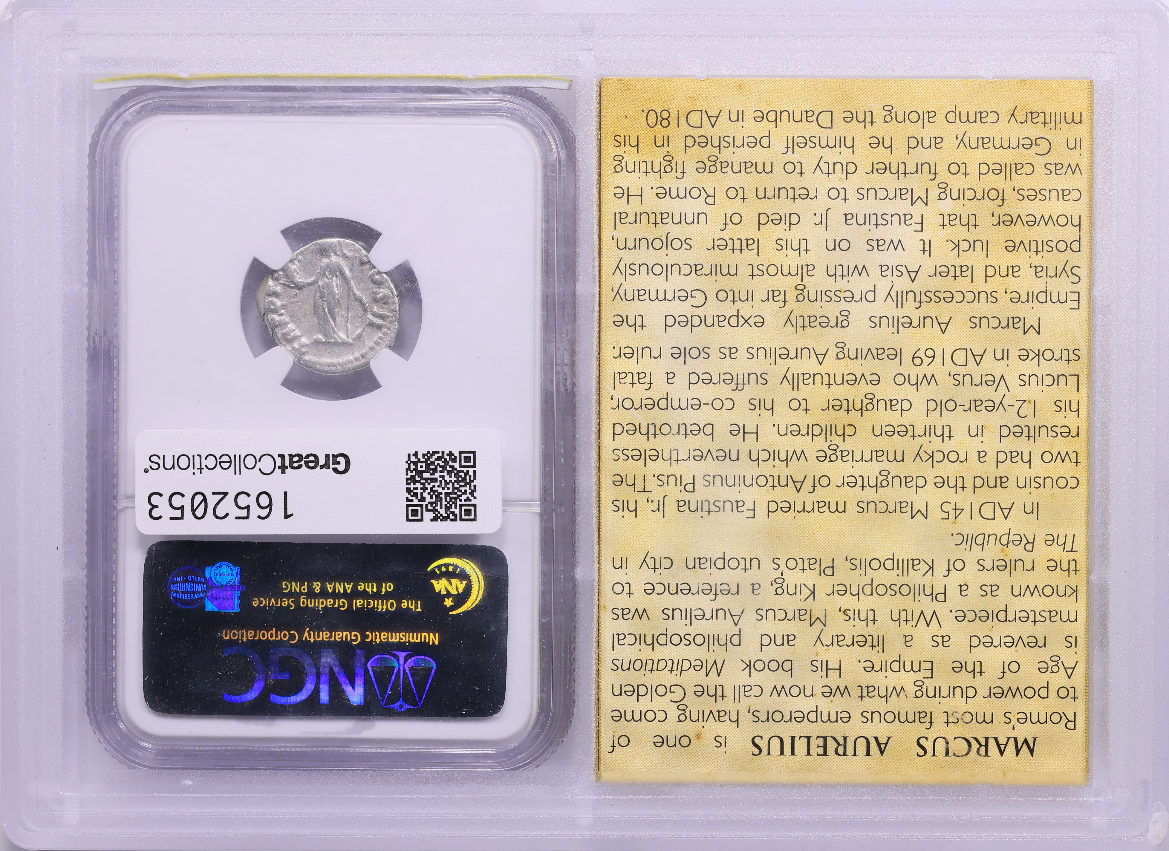 Ancient Roman Empire, Marcus Aurelius as Caesar (A.D. 139-161) c.A.D ...