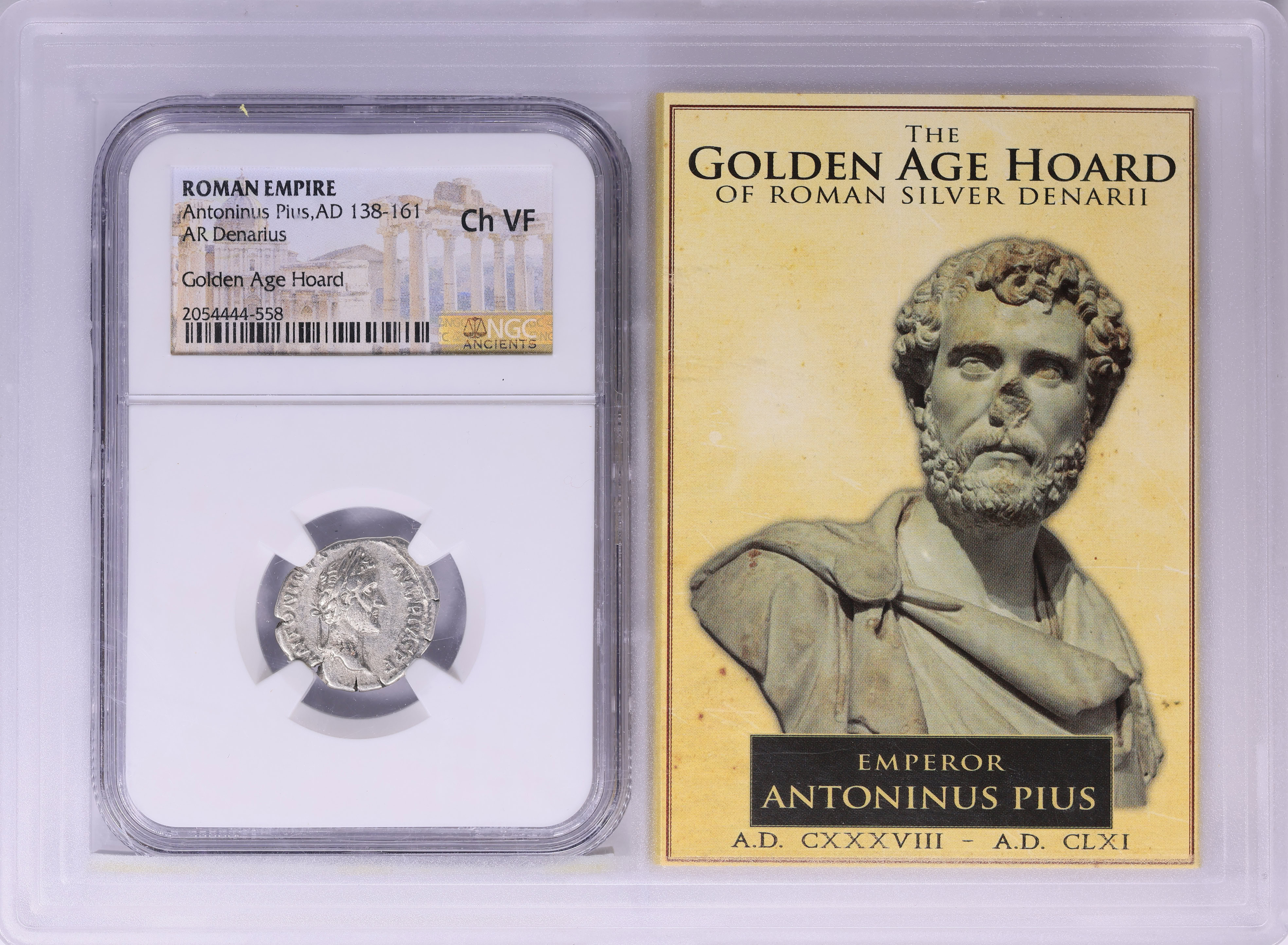 Ancient Roman Empire, Antoninus Pius (A.D. 138-161) A.D. 139 AR ...