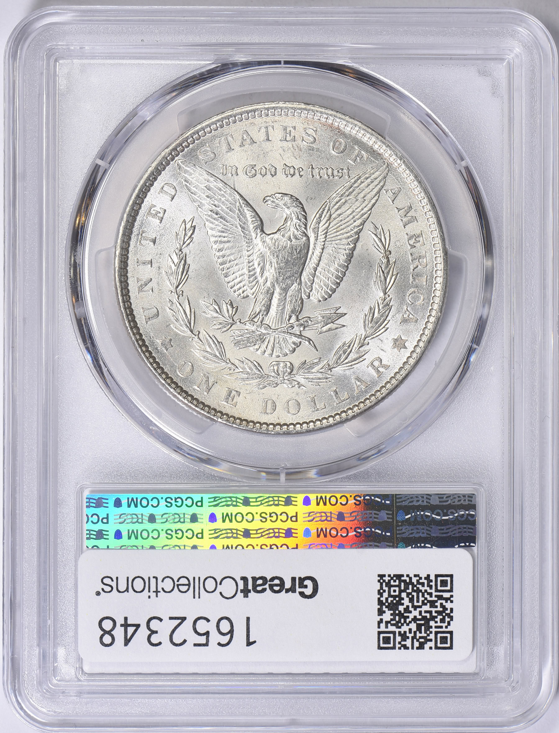1887 Morgan Silver Dollar PCGS MS-63 (Item 1652348) | GreatCollections ...