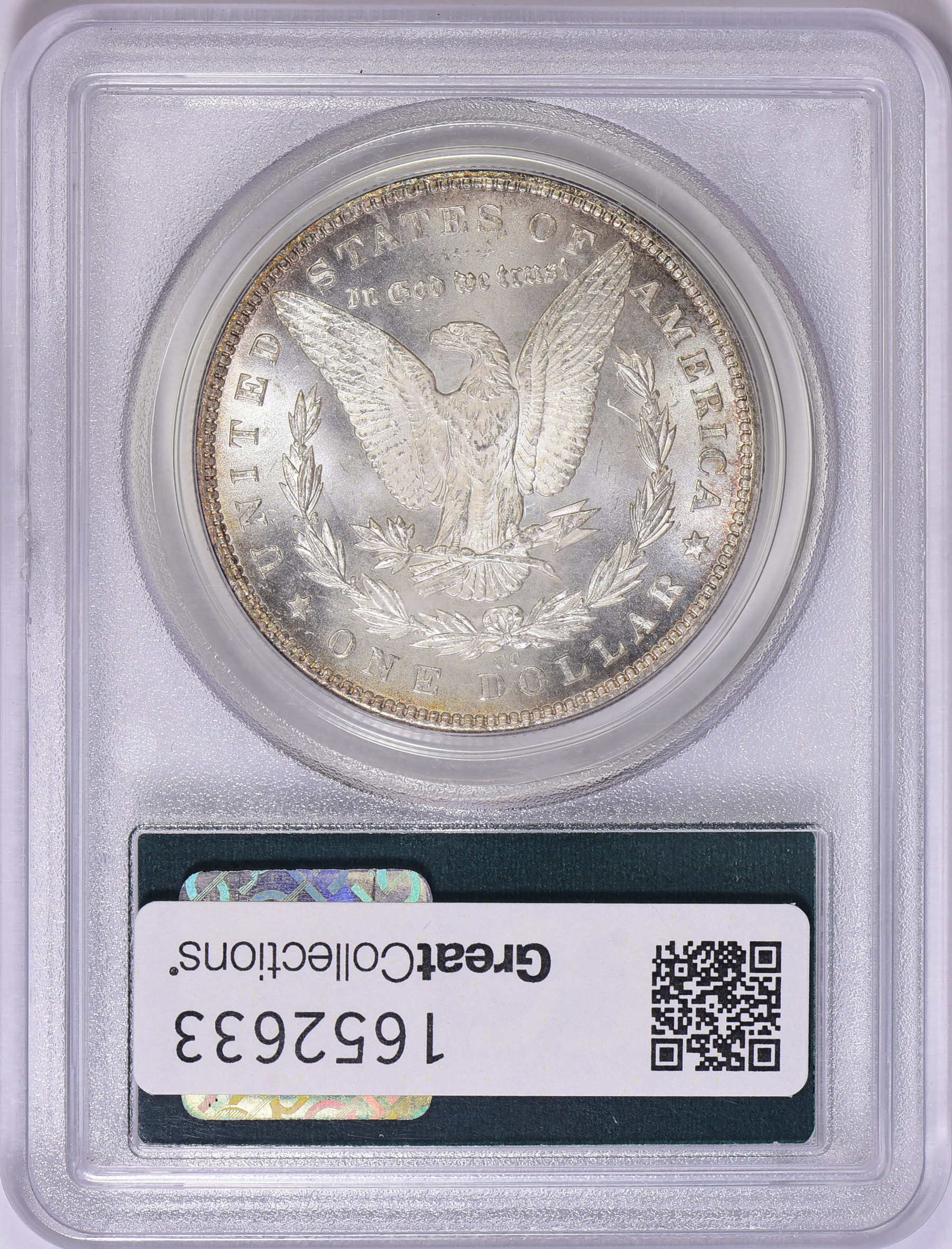 1893-CC Morgan Silver Dollar PCGS MS-62 OGH (Toned) (Item 1652633 ...