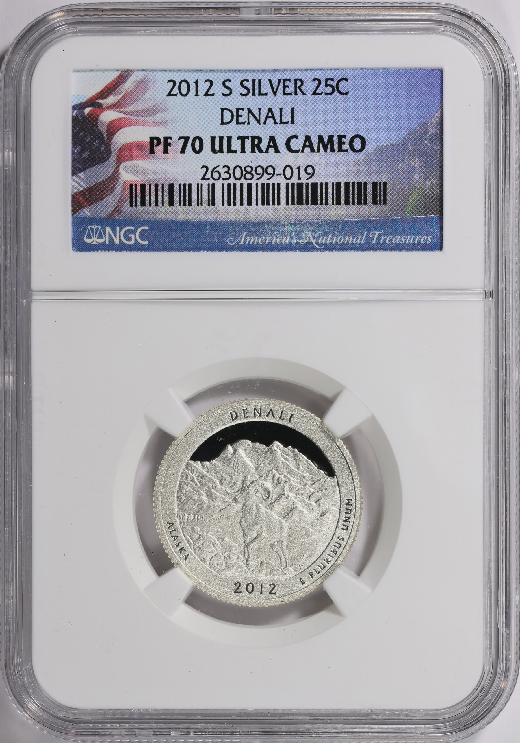 2012-S America the Beautiful Quarter Denali NP Silver NGC Proof-70 UC ...