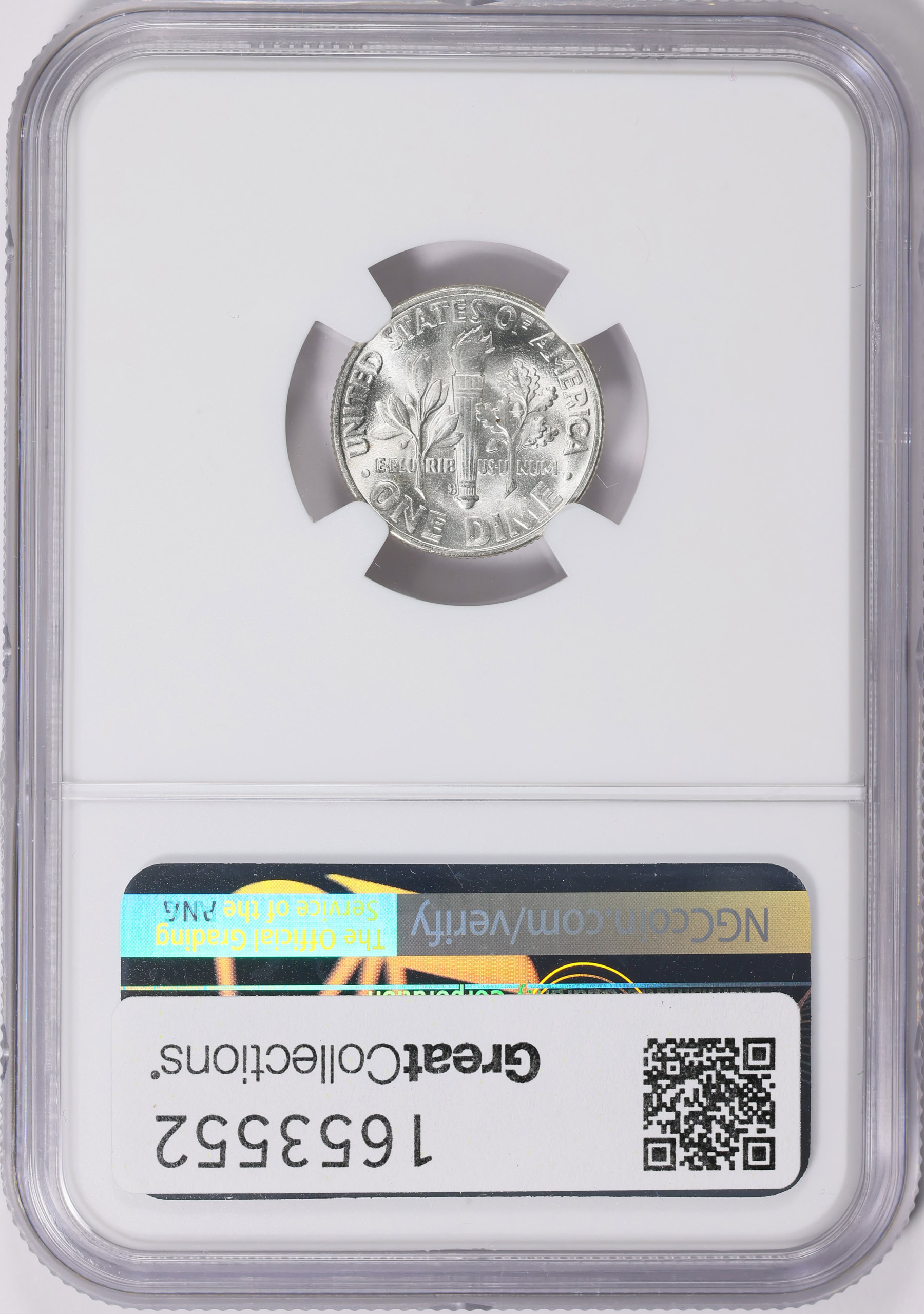 1946-S Roosevelt Dime NGC MS-67 FT (First Year of Issue Label) (Item 1653552) | GreatCollections ...