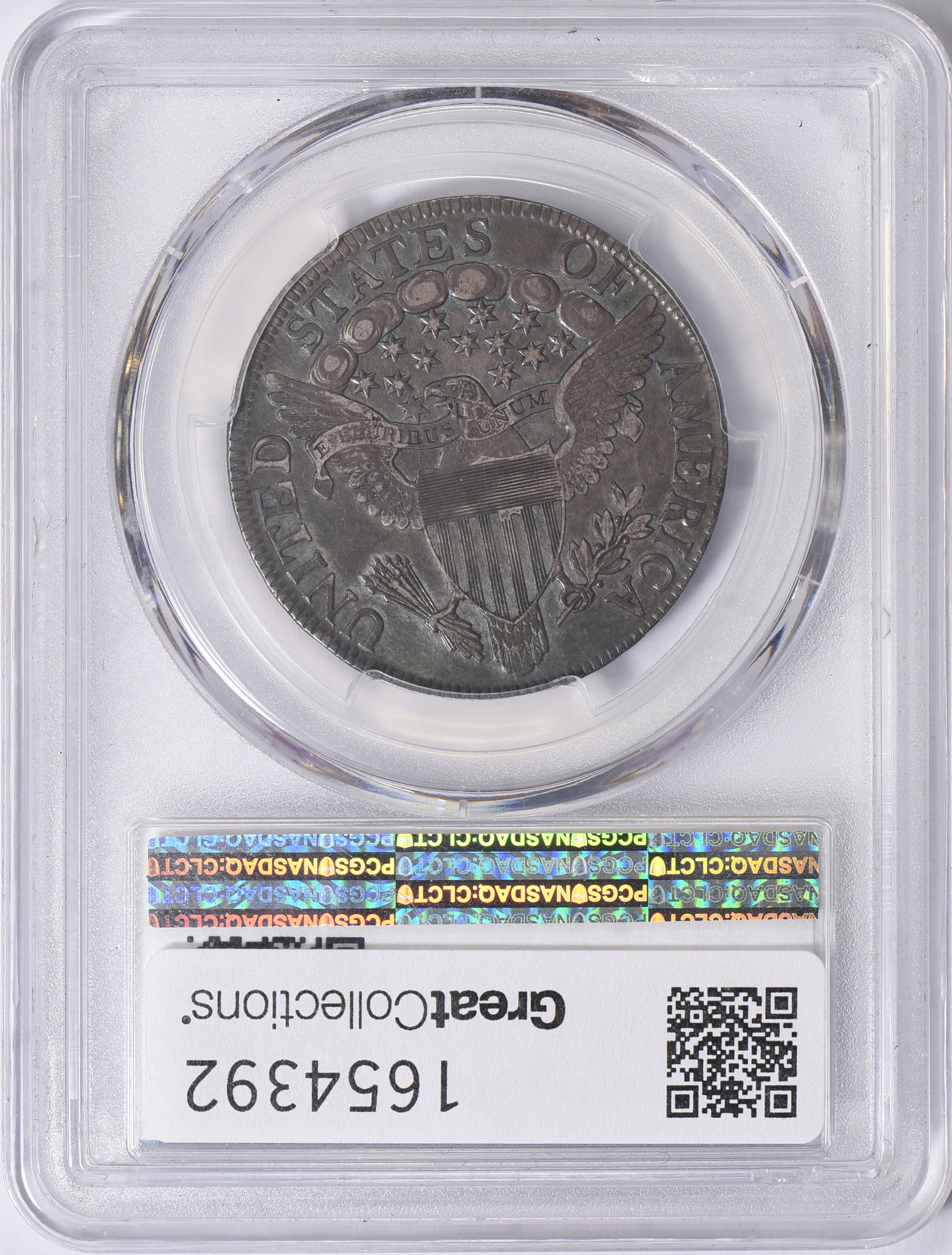 1806 Draped Bust Half Dollar Pointed 6, Stem Through Claw PCGS XF-45 ...
