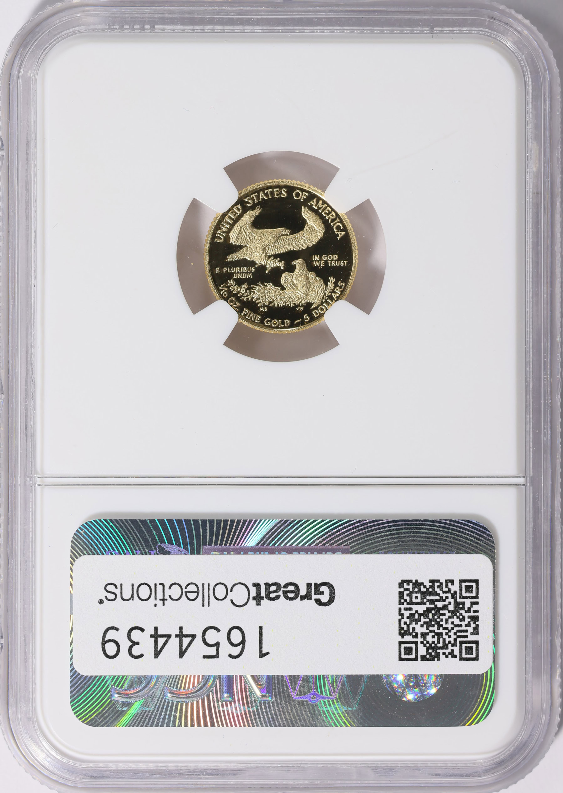 2015-W $5 Tenth-Ounce Gold American Eagle Early Releases NGC Proof-70 ...