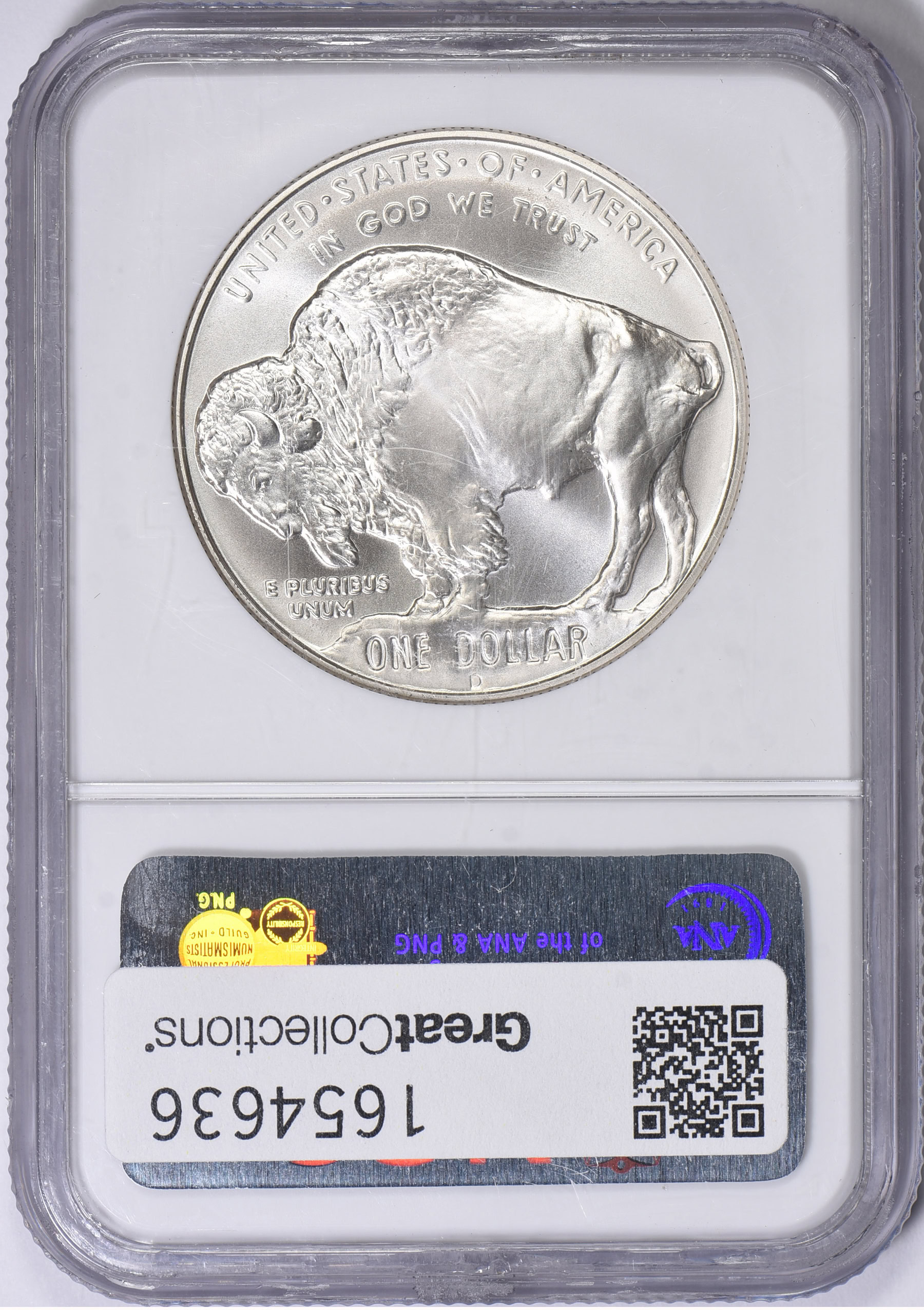 2001-D American Buffalo Silver Dollar (From the Coin and Currency Set ...