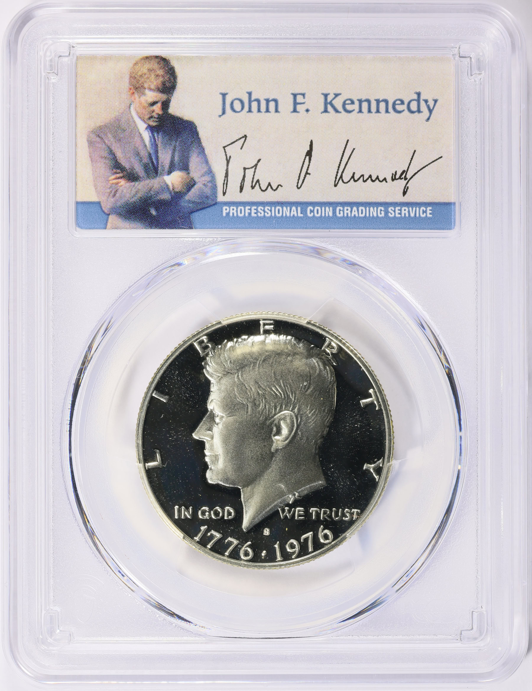 1976-S Kennedy Half Dollar Silver PCGS Proof-70 DCAM (John F. Kennedy Label) (Item 1654918 ...