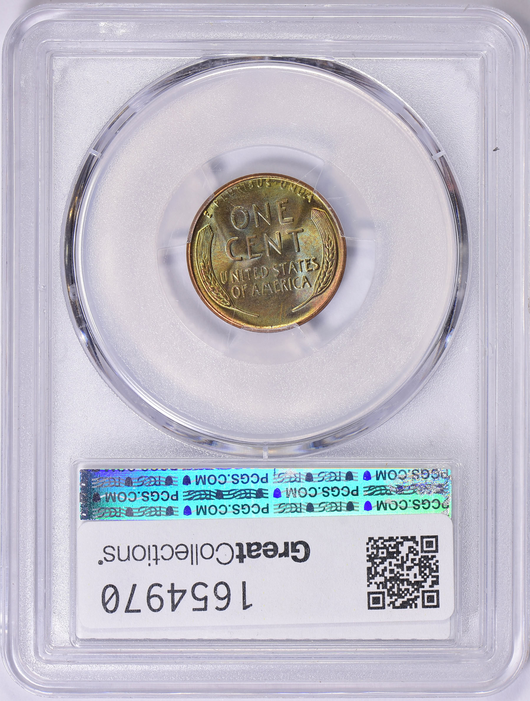 1956 Lincoln Cent PCGS MS-65 RB (Toned) (Item 1654970 ...