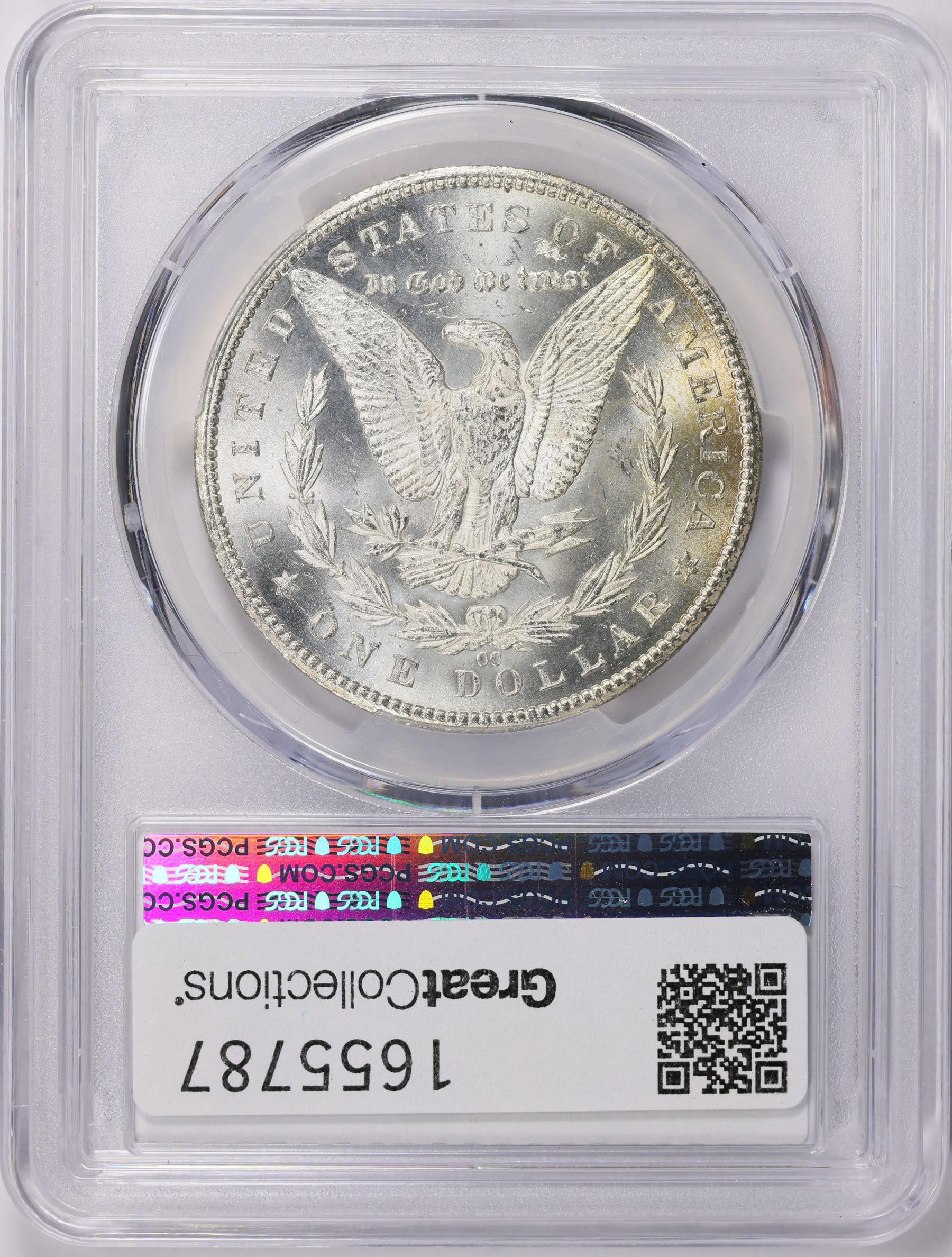 1885-CC Morgan Silver Dollar PCGS MS-63 (GSA) (With GSA Box and Numbered Certificate) (Item ...
