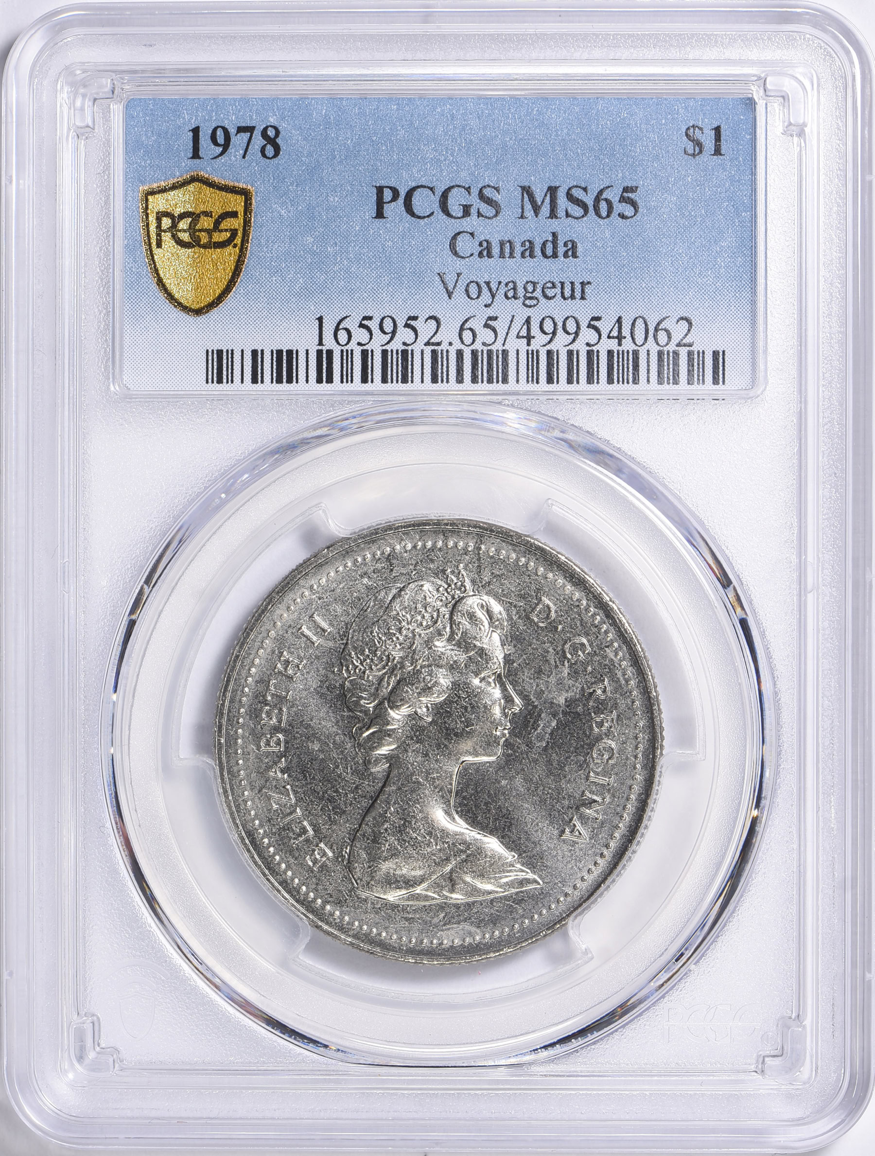 Canada 1978 Dollar Voyageur KM-120.1 PCGS MS-65 (Item 1656261) | GreatCollections Coin Auctions