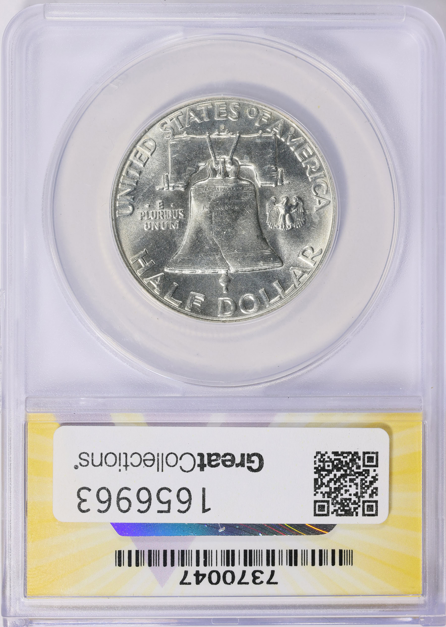 1954-D Franklin Half Dollar ANACS MS-65 FBL (Item 1656963 ...