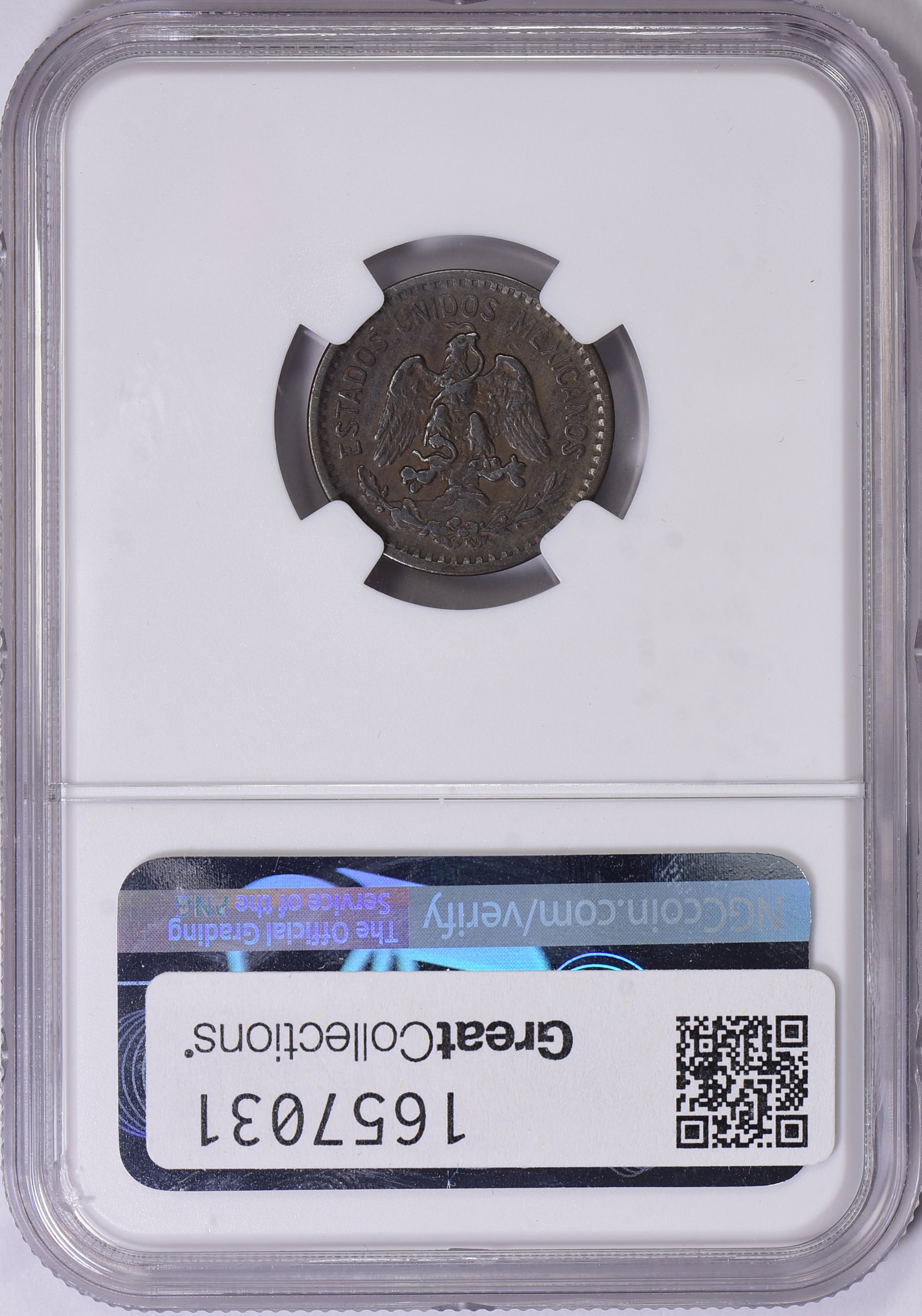 Mexico 1916-Mo Centavo KM-415 NGC AU-50 BN (Item 1657031 ...