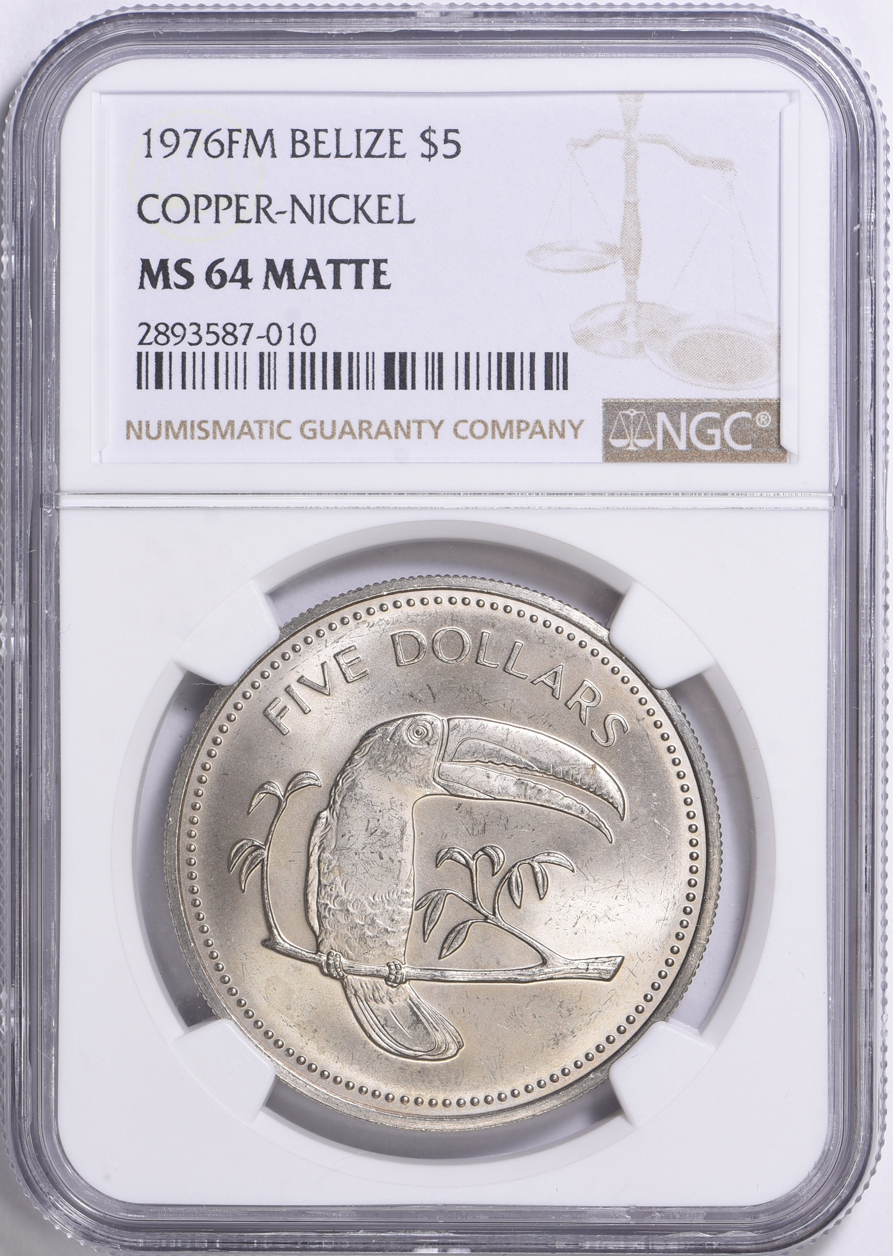 Belize 1976-FM Dollar Matte Finish KM-43 NGC MS-64 (Item 1657424 ...